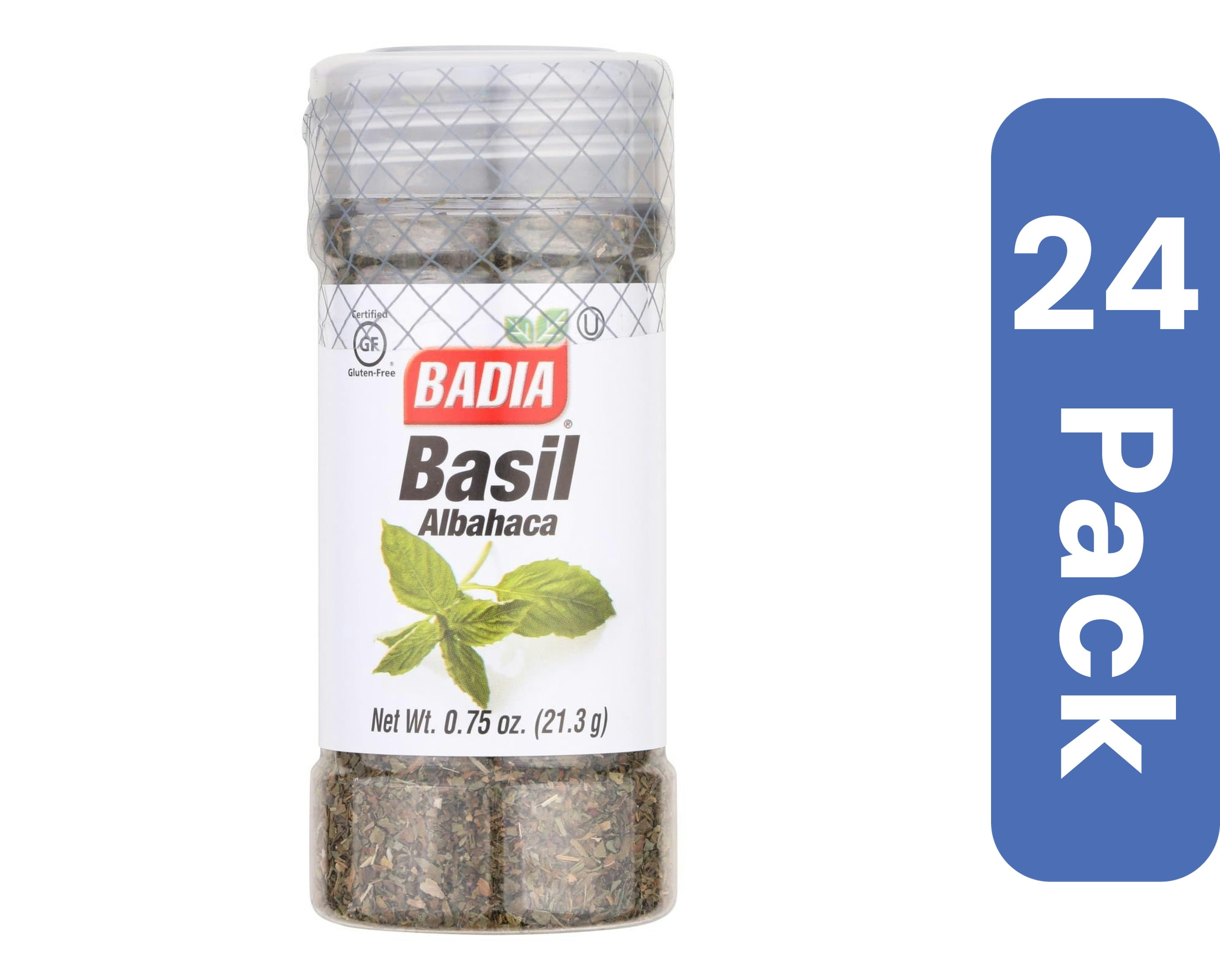 Badia Basil 0.75 oz (Pack of 24) - Walmart.com