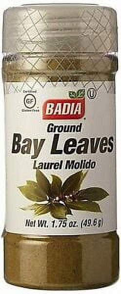 Badia Bay Leaves Ground, Hojas de Laurel Molido 1.75 Oz - Walmart.com