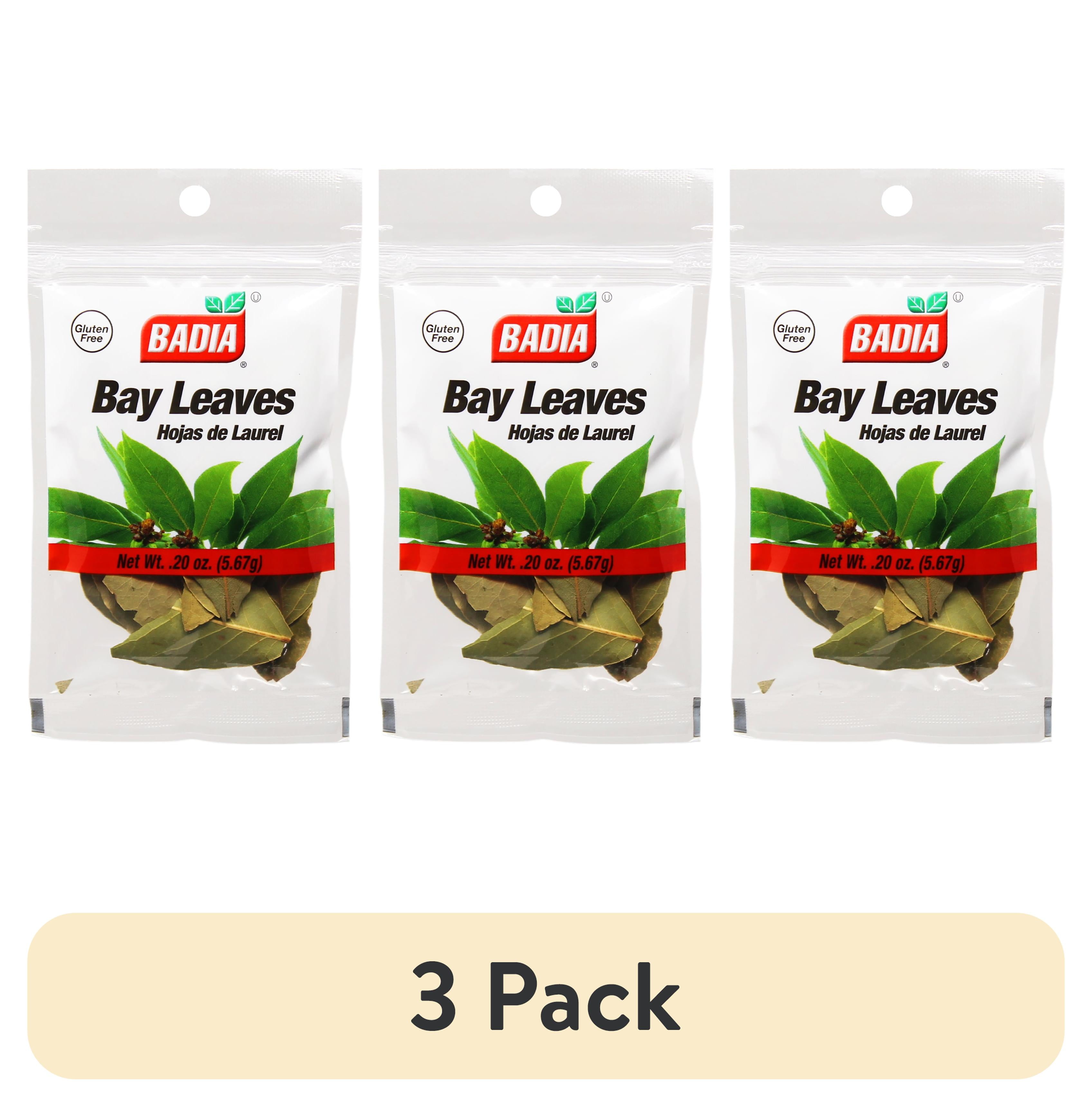 (3 pack) Badia Bay Leaves Whole, Bottle - Walmart.com