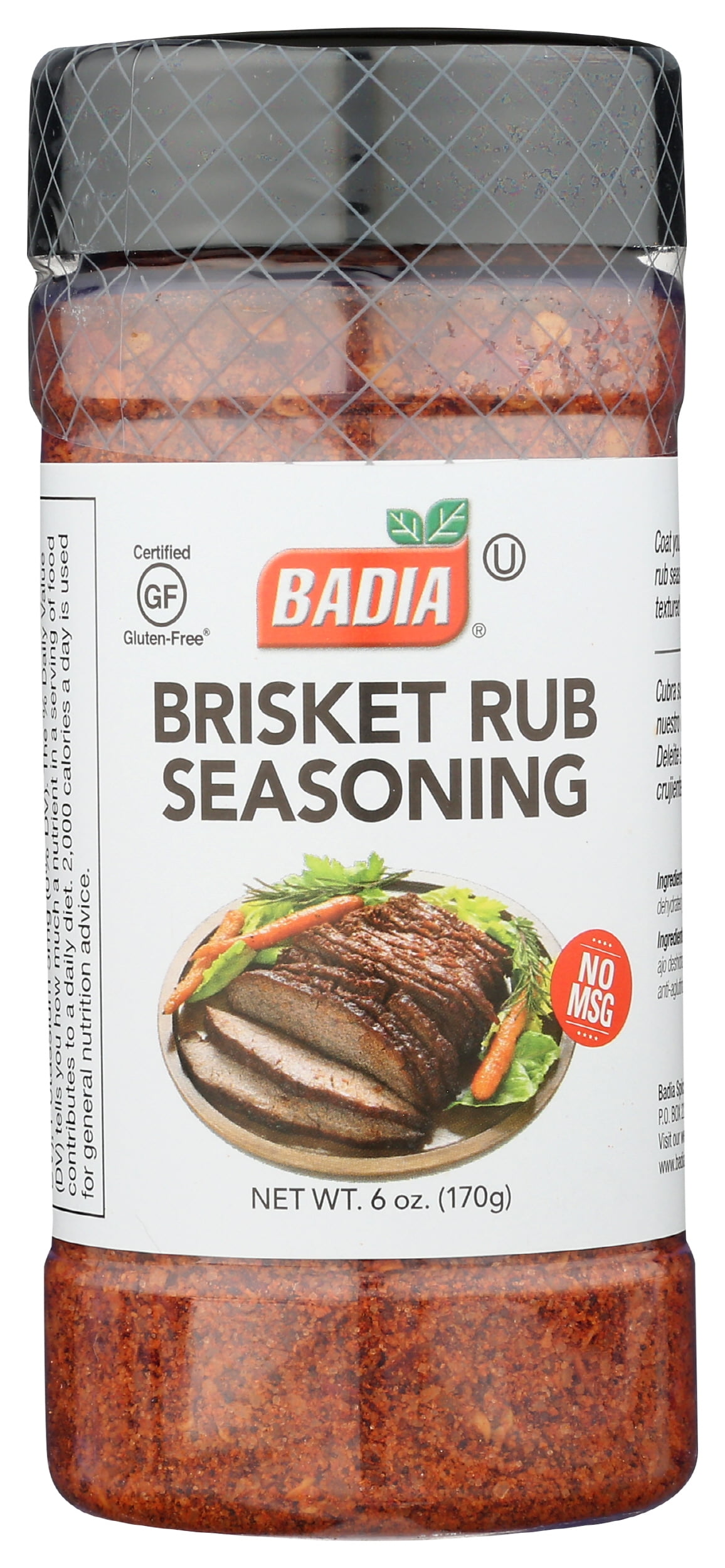 Badia Brisket Rub Seasoning 6 Ounce (Pack Of 6) - Walmart.com