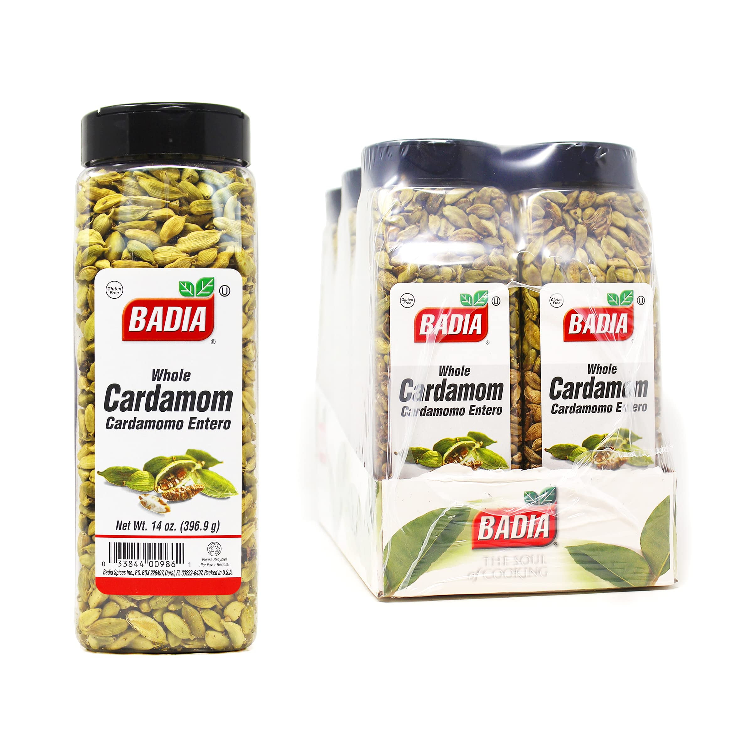 Exquisite Flavor in Every Bite: Badia Cardamom Whole - 14 Ounce (Pack ...