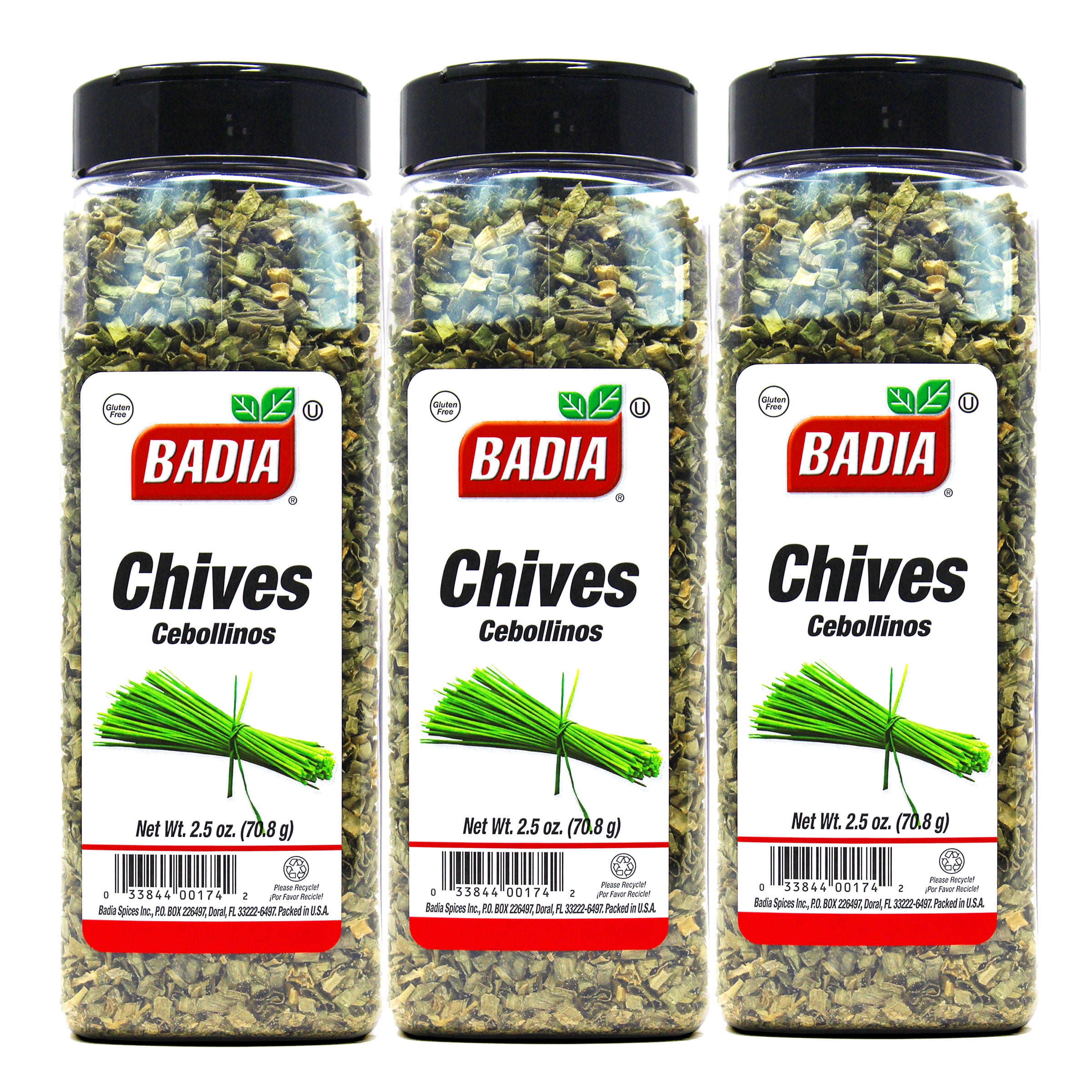 Badia Chives, 2.5 oz - Palatize Pack of 3 - Walmart.com