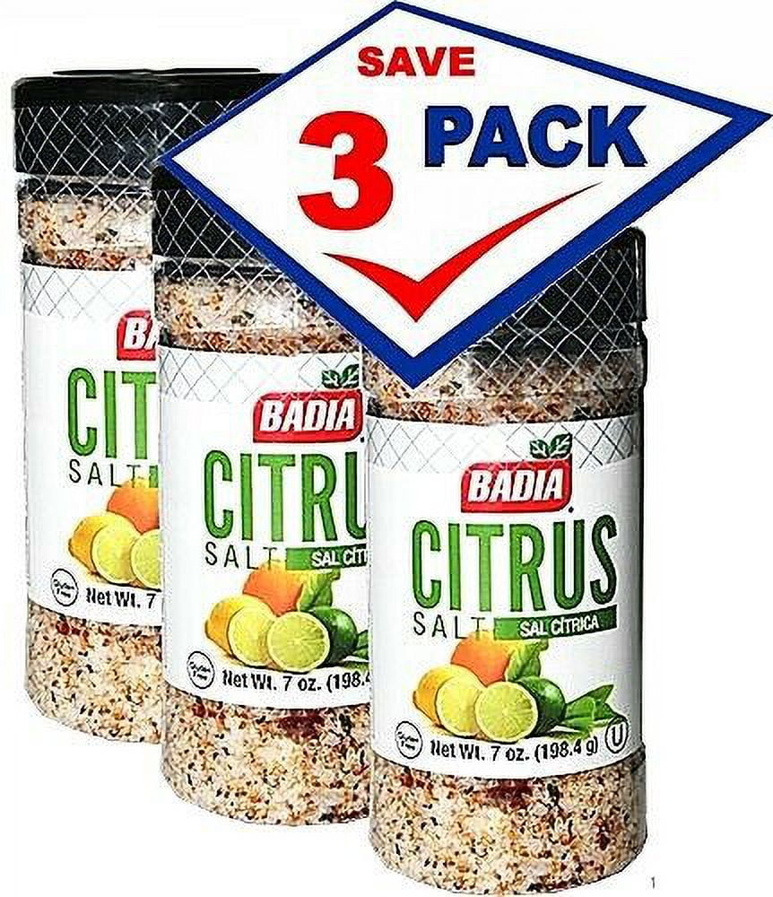 Badia Citrus Salt 7 oz. Pack of 3 - Walmart.com