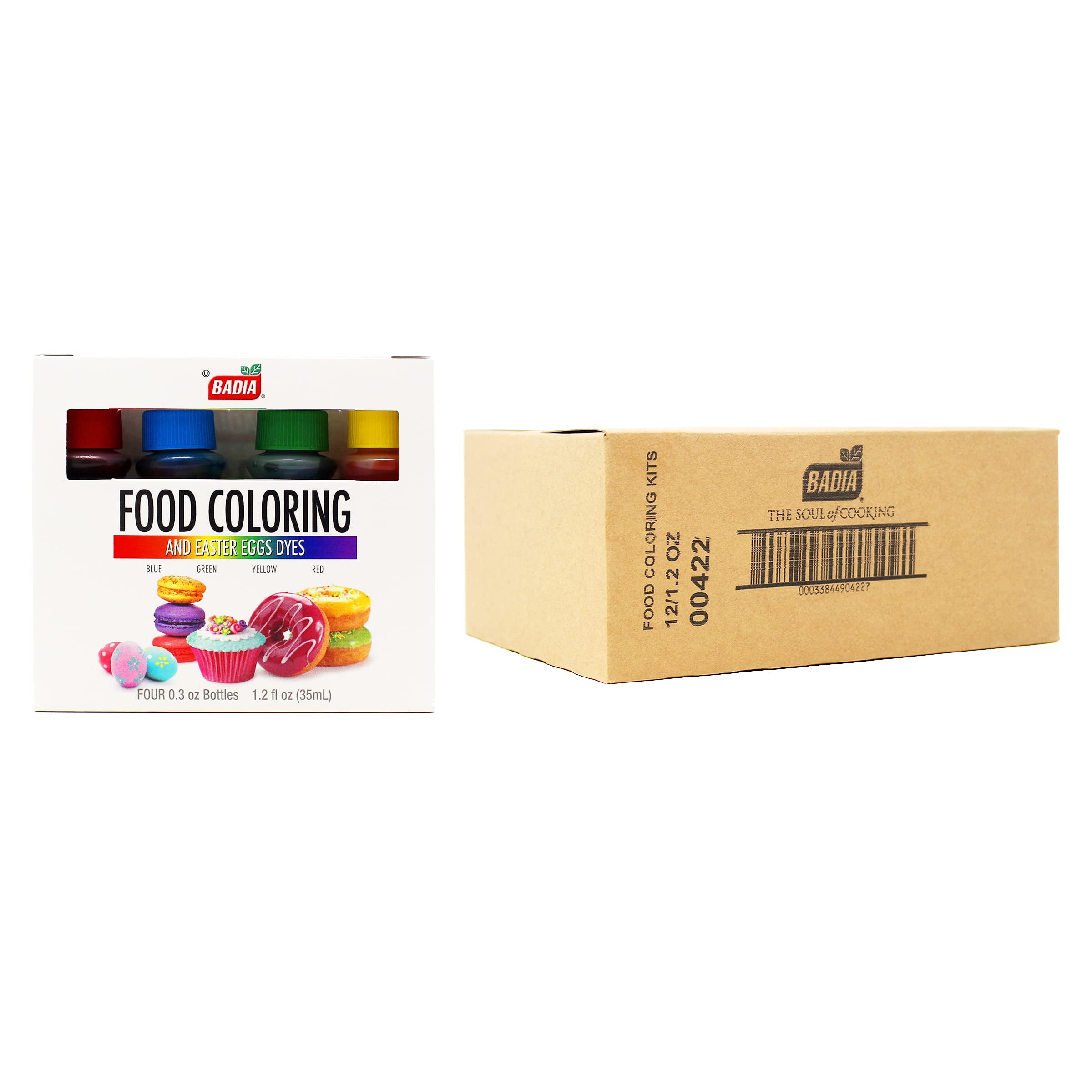Badia Food Colors, 1.2 Ounce (Pack Of 12) - Walmart.com