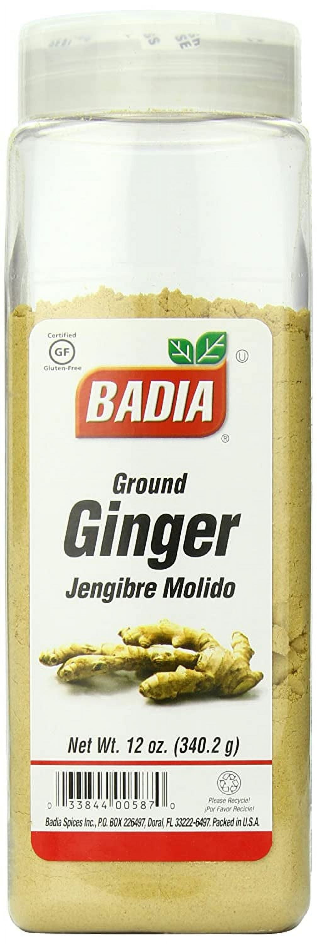 Badia Grounded Ginger Spice Seasoning, 12 Ounce (Pack of 6) - Walmart.com