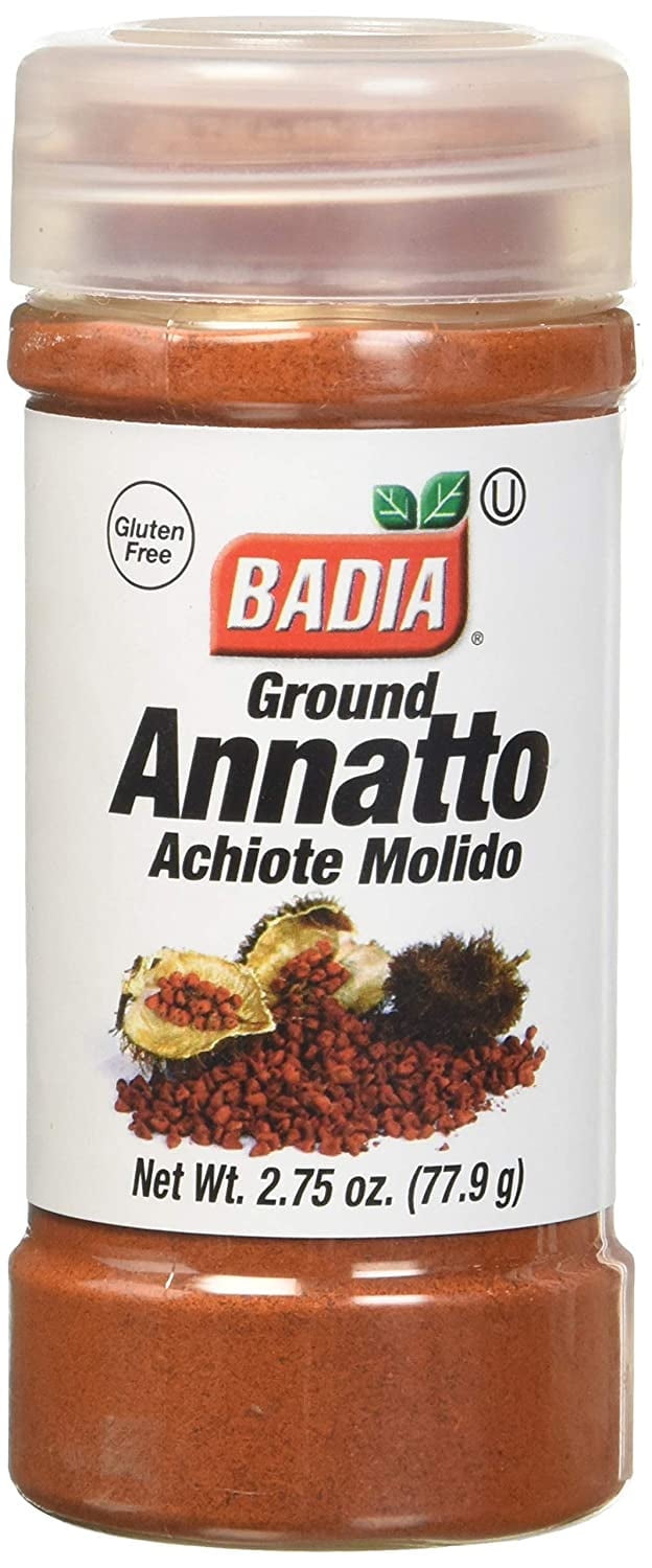 Badia Ground Annatto Seed, Achiote Molido, 2.75 Ounce Pack, Seasoning ...