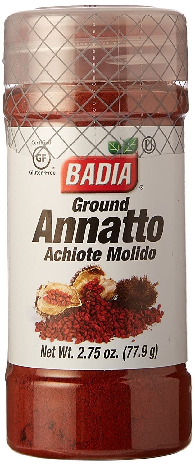 Badia Ground Annatto Spice 2.75 Oz, vibrant color and subtle peppery ...