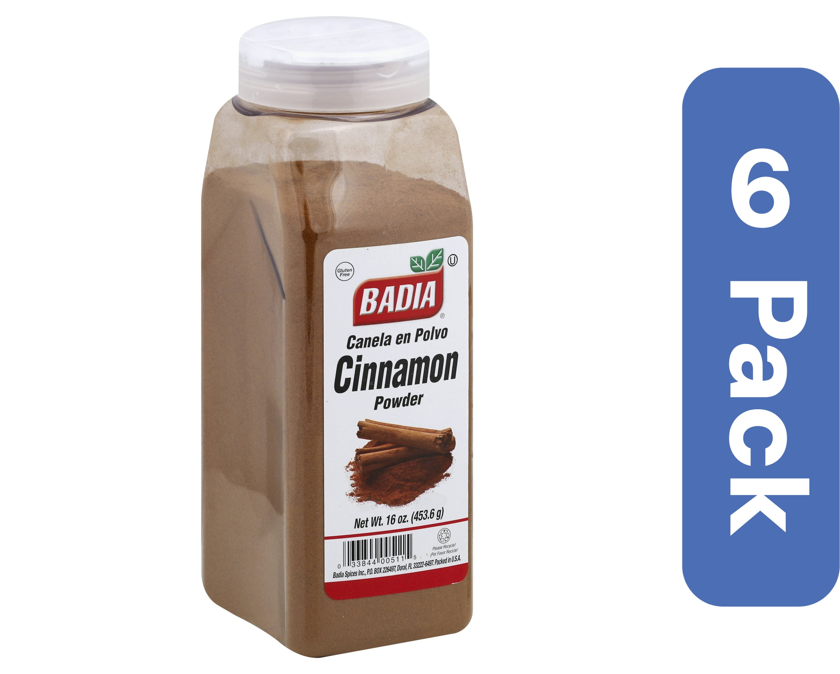 Badia Ground Cinnamon 16 oz (Pack Of 6) - Walmart.com