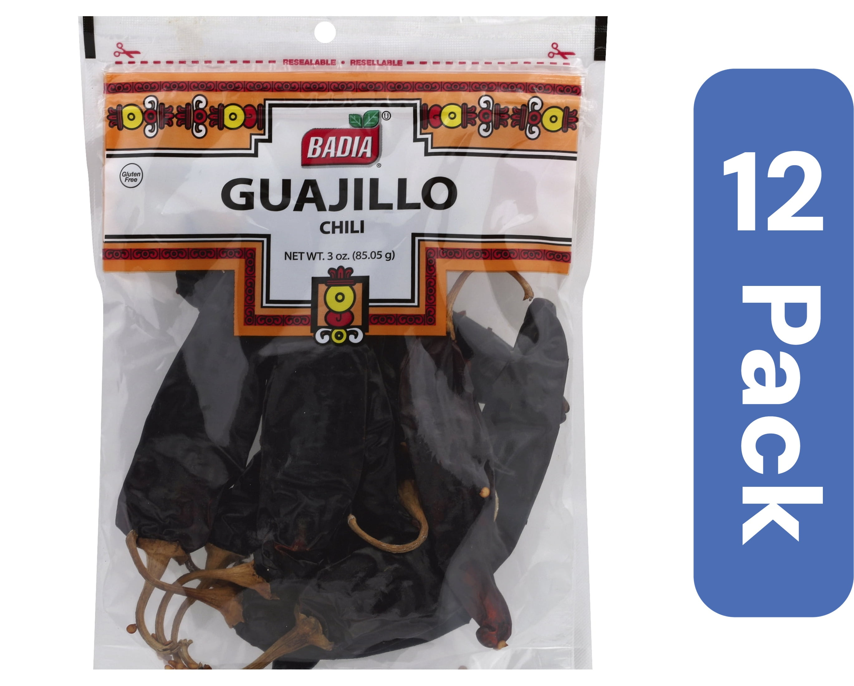 Badia Guajillo Chili Pods 3 oz (Pack Of 12) - Walmart.com