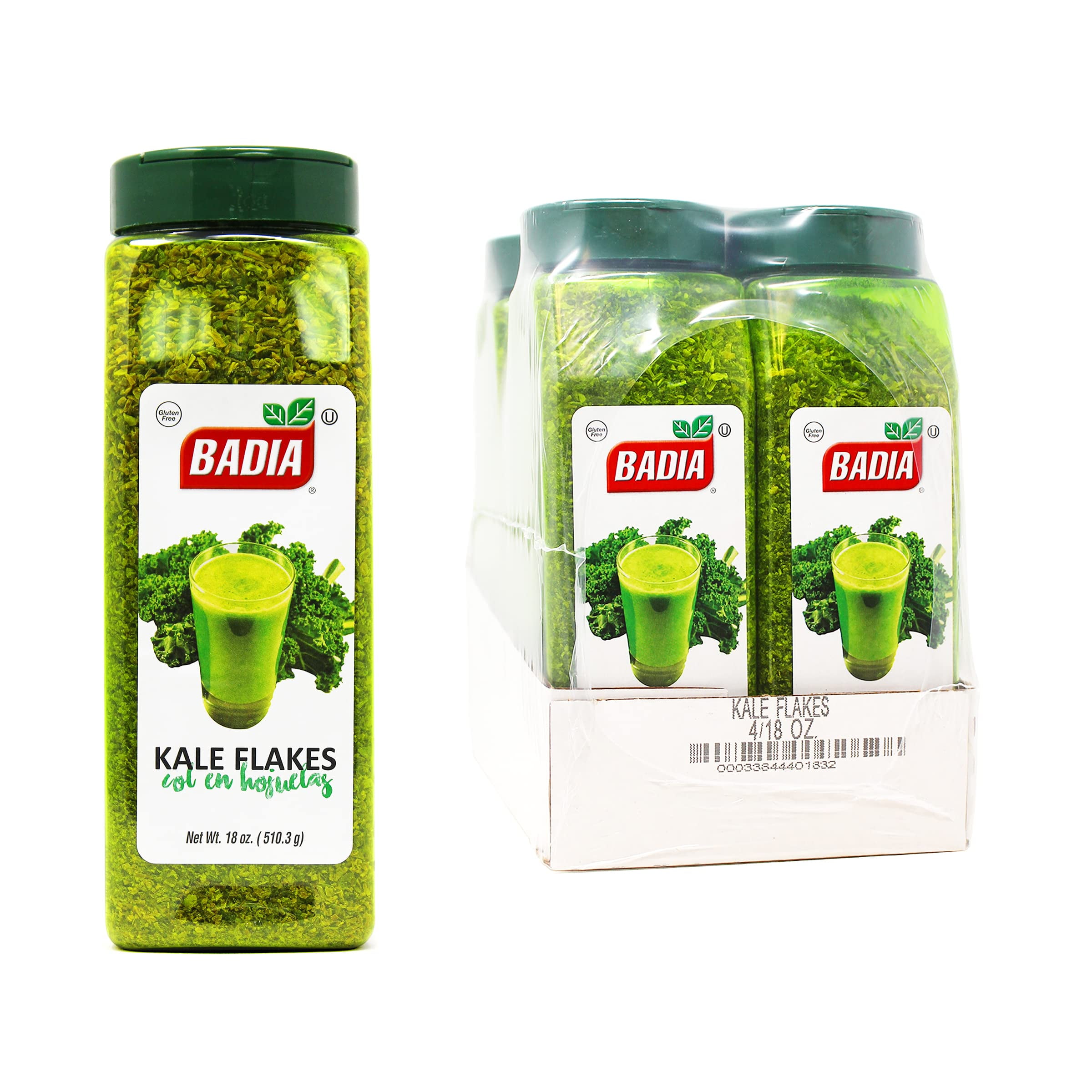 Badia Kale Flakes, 18 Ounce (Pack of 4) - Walmart.com