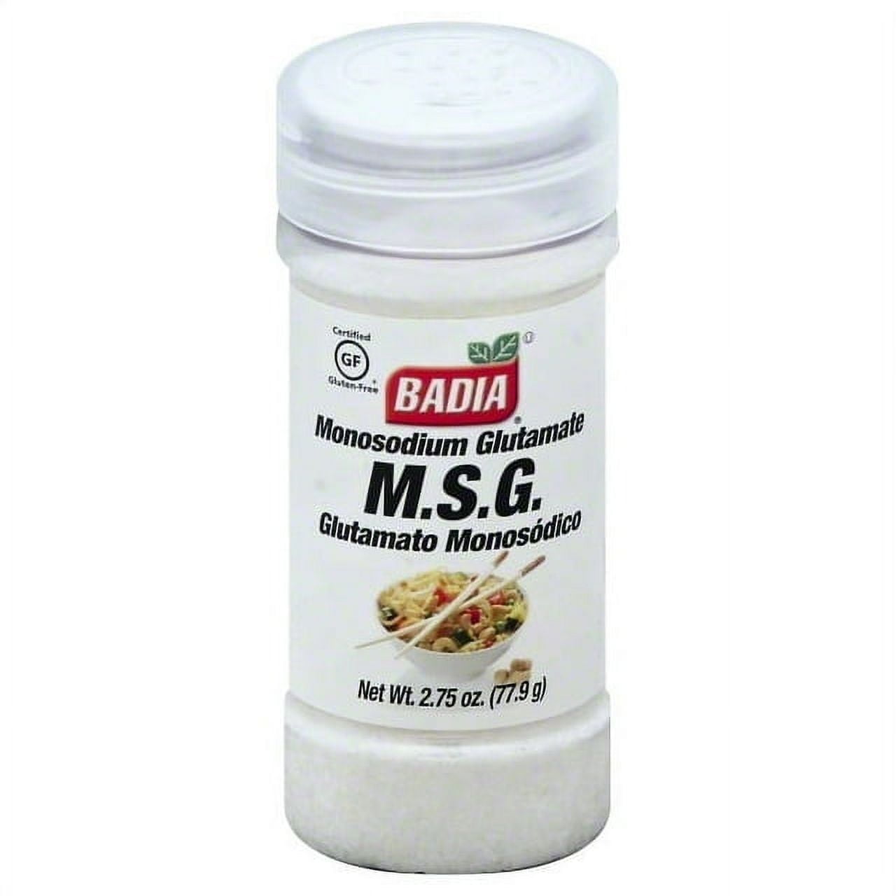 Badia MSG Monosodium Glutamate Seasoning, Gluten-Free, HALAL, Kosher ...