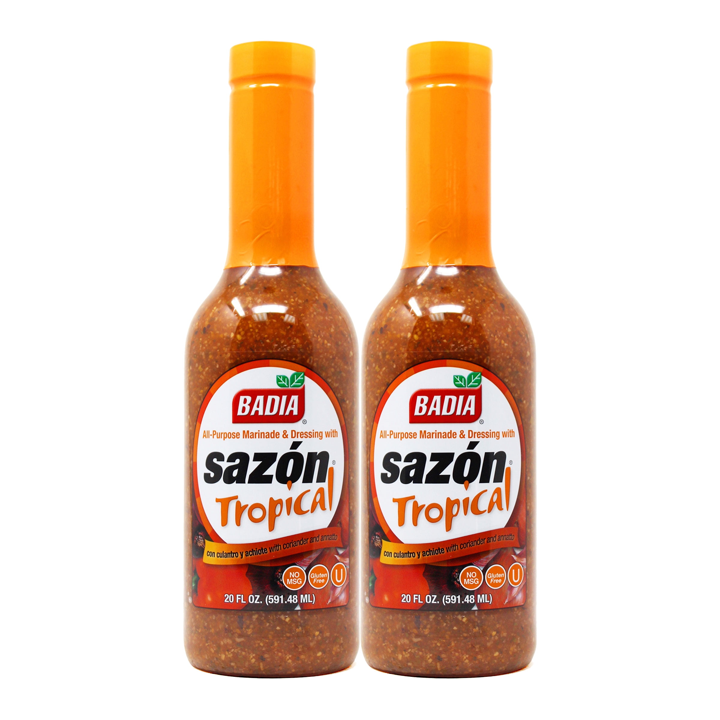 Badia Marinade & Dressing with Sazon Tropical, Coriander & Annatto, 20 ...