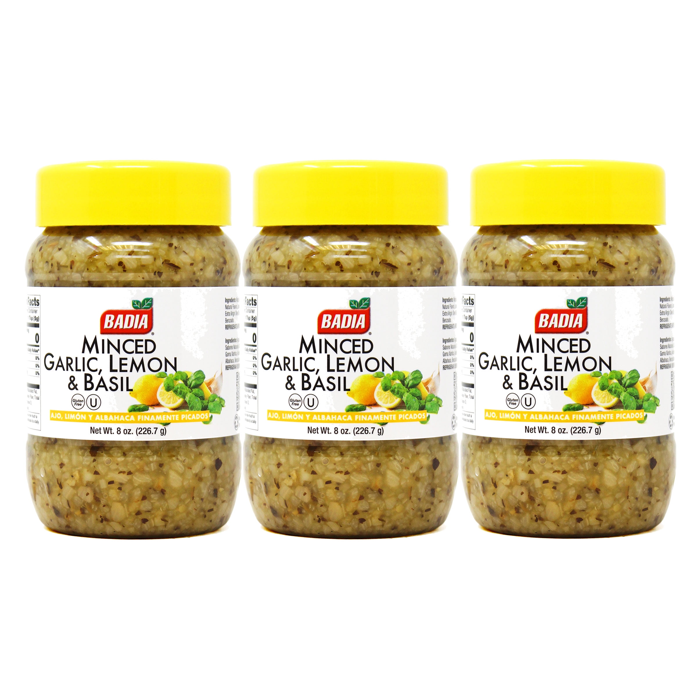 Badia Minced Garlic Lemon Basil for Office Breakroom Meals - Walmart ...