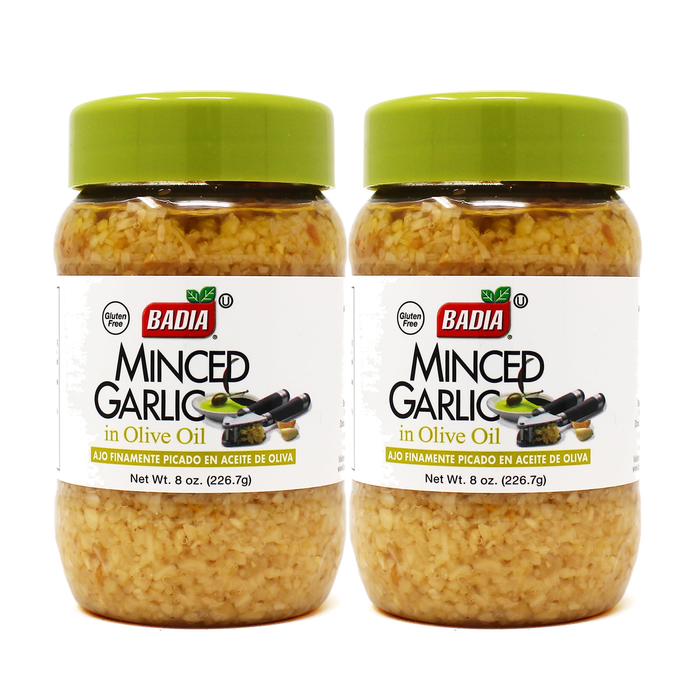 Badia Minced Garlic, Olive Oil, 8 oz, Pack of 2 - Walmart.com