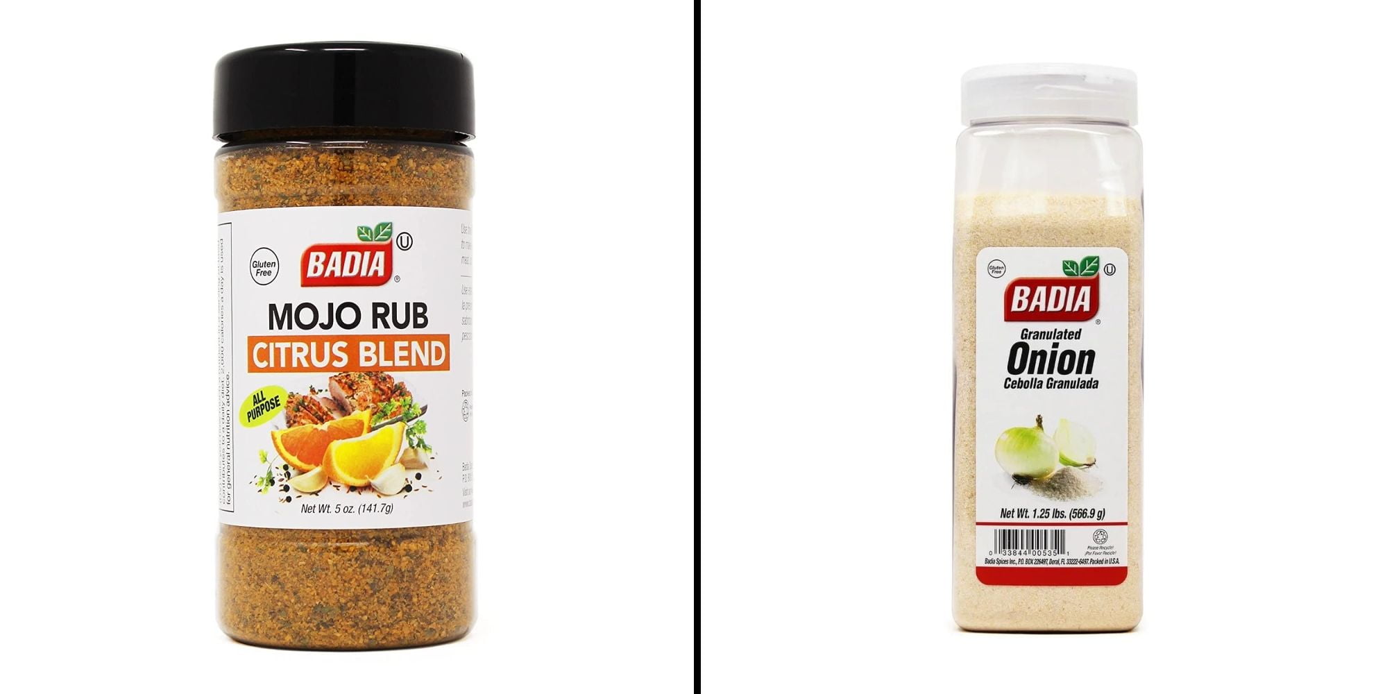 Badia Mojo Rub Citrus Blend 5 Oz & Badia Onion Powder 1.25 lb - Walmart.com