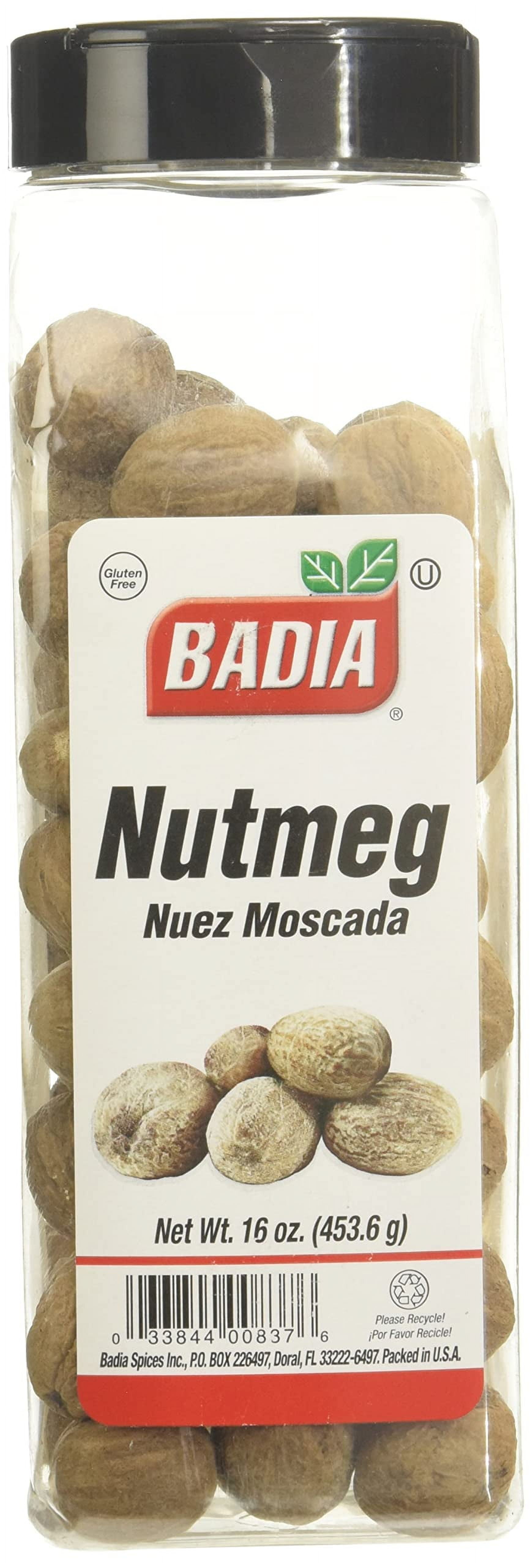 Badia Nutmeg Whole, 16 Ounce - Walmart.com