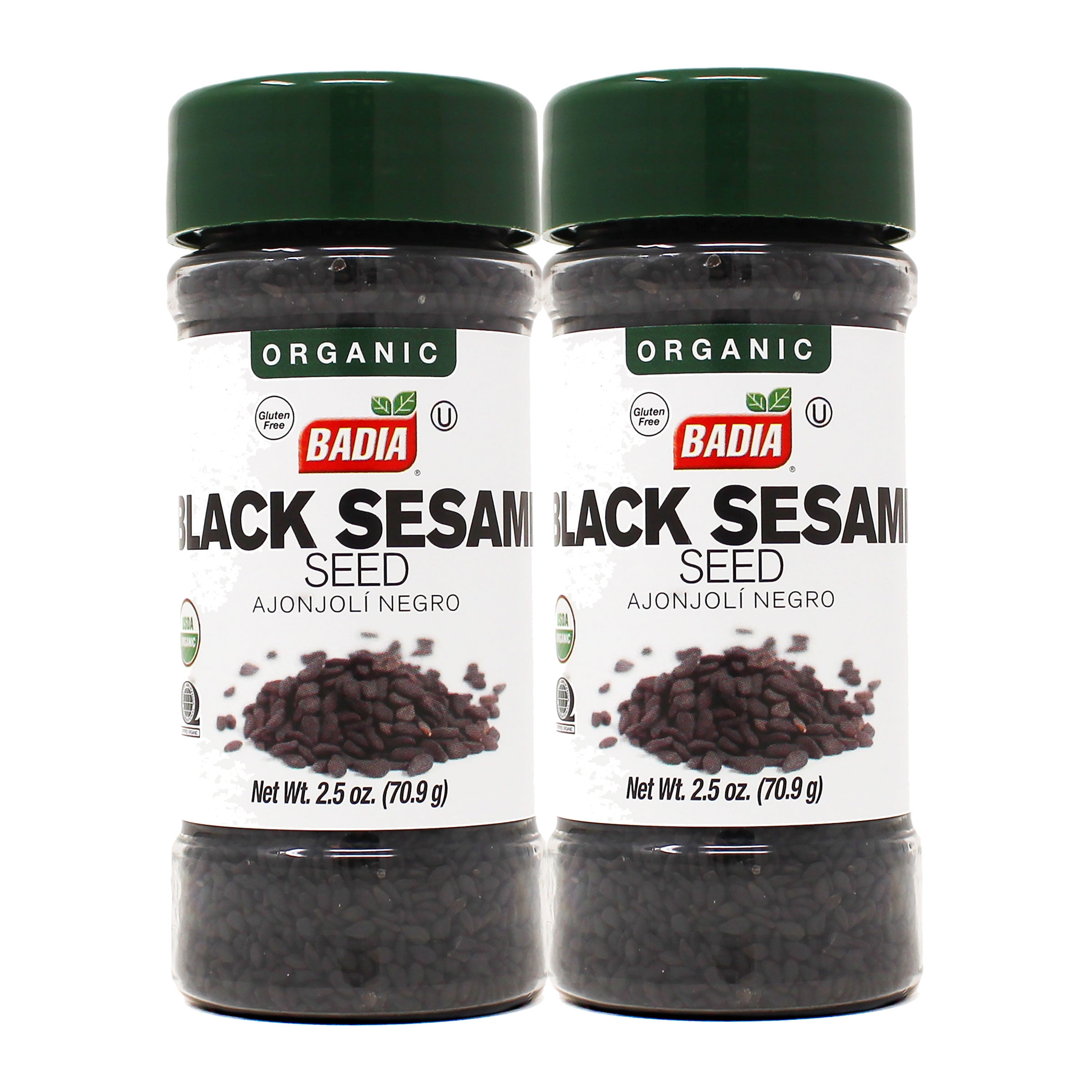 Badia Organic Black Sesame Seeds, 2.5 oz - Palatize Pack of 2 - Walmart.com