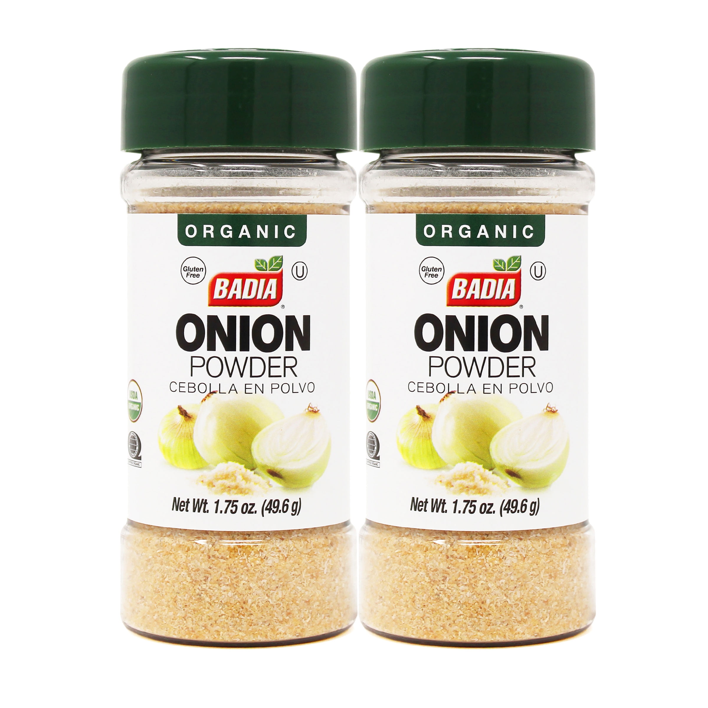 Badia Organic Onion Powder, 1.75 oz - Palatize Pack of 2 - Walmart.com