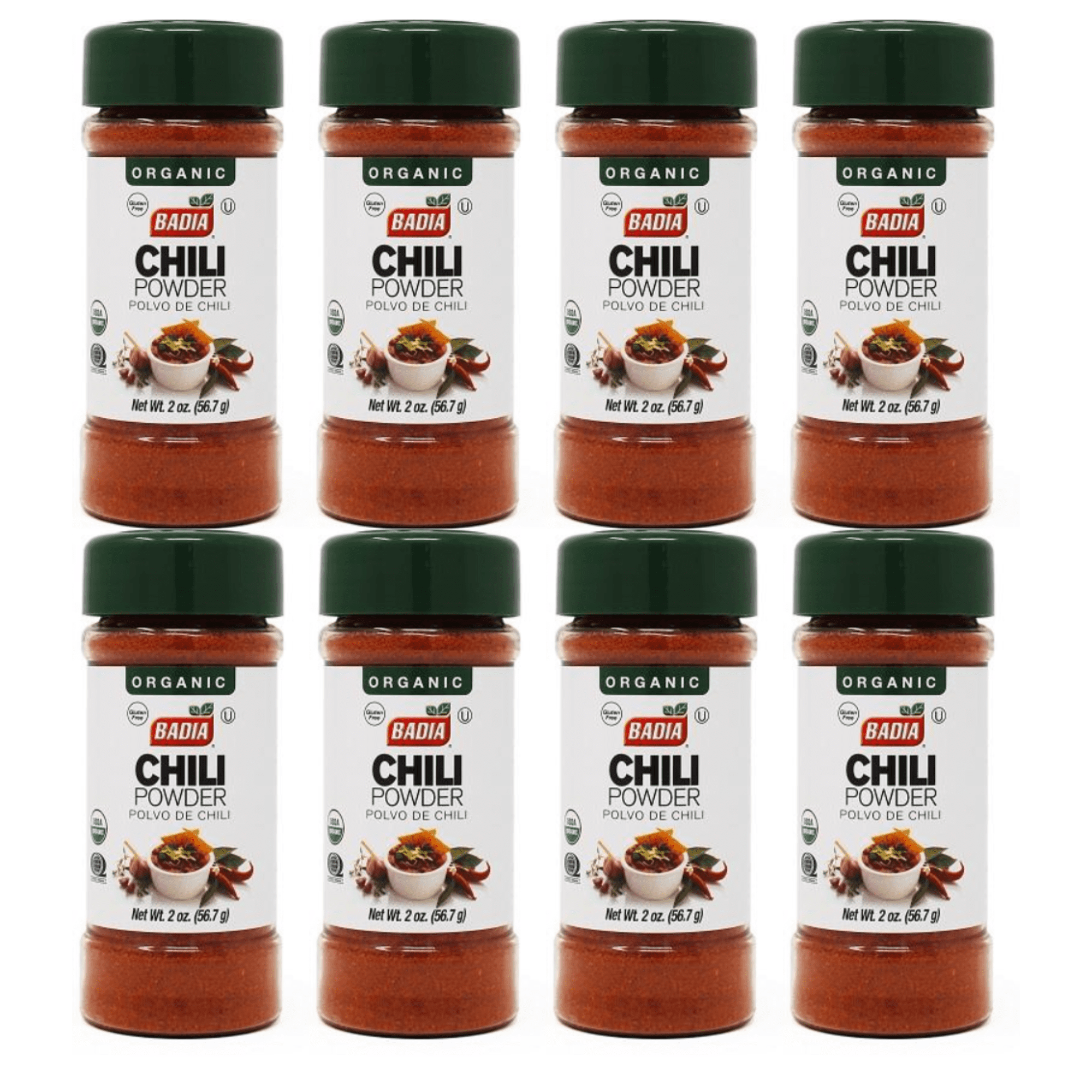 Badia Organic Standard Size Chili Powder 2 Oz., Pack Of 8 - Walmart.com