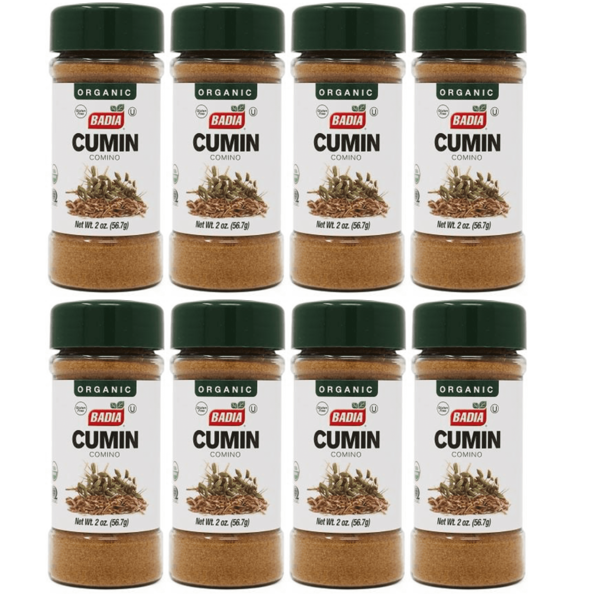 Badia Organic Standard Size Ground Cumin 2 Oz., Pack Of 8 - Walmart.com