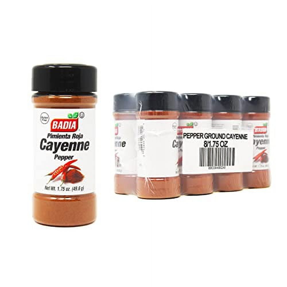 Badia Pepper Ground Cayenne, 1.75 Oz (Pack Of 8) - Walmart.com