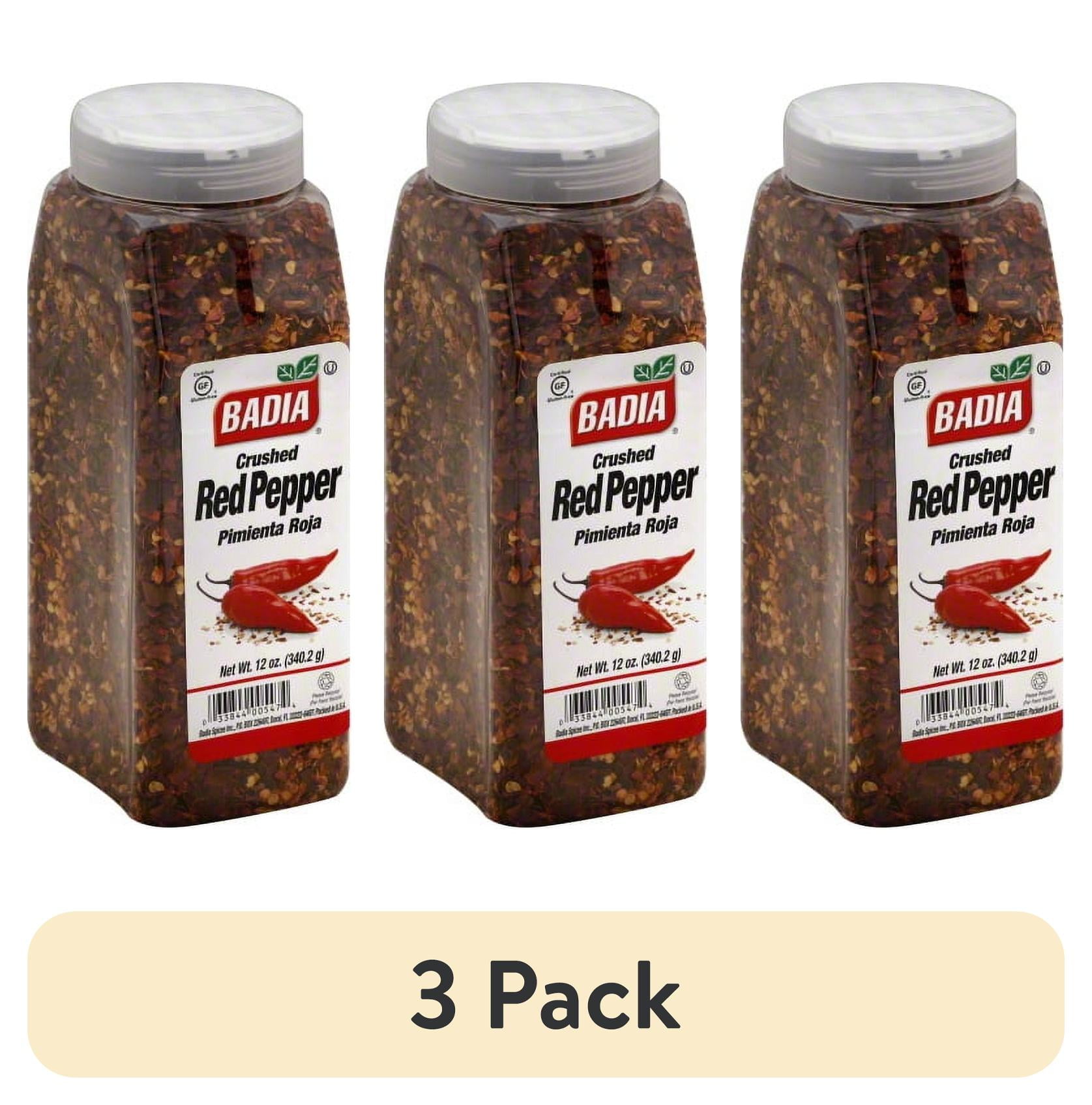 (3 pack) Badia Pepper Red Crushed, Bottle - Walmart.com