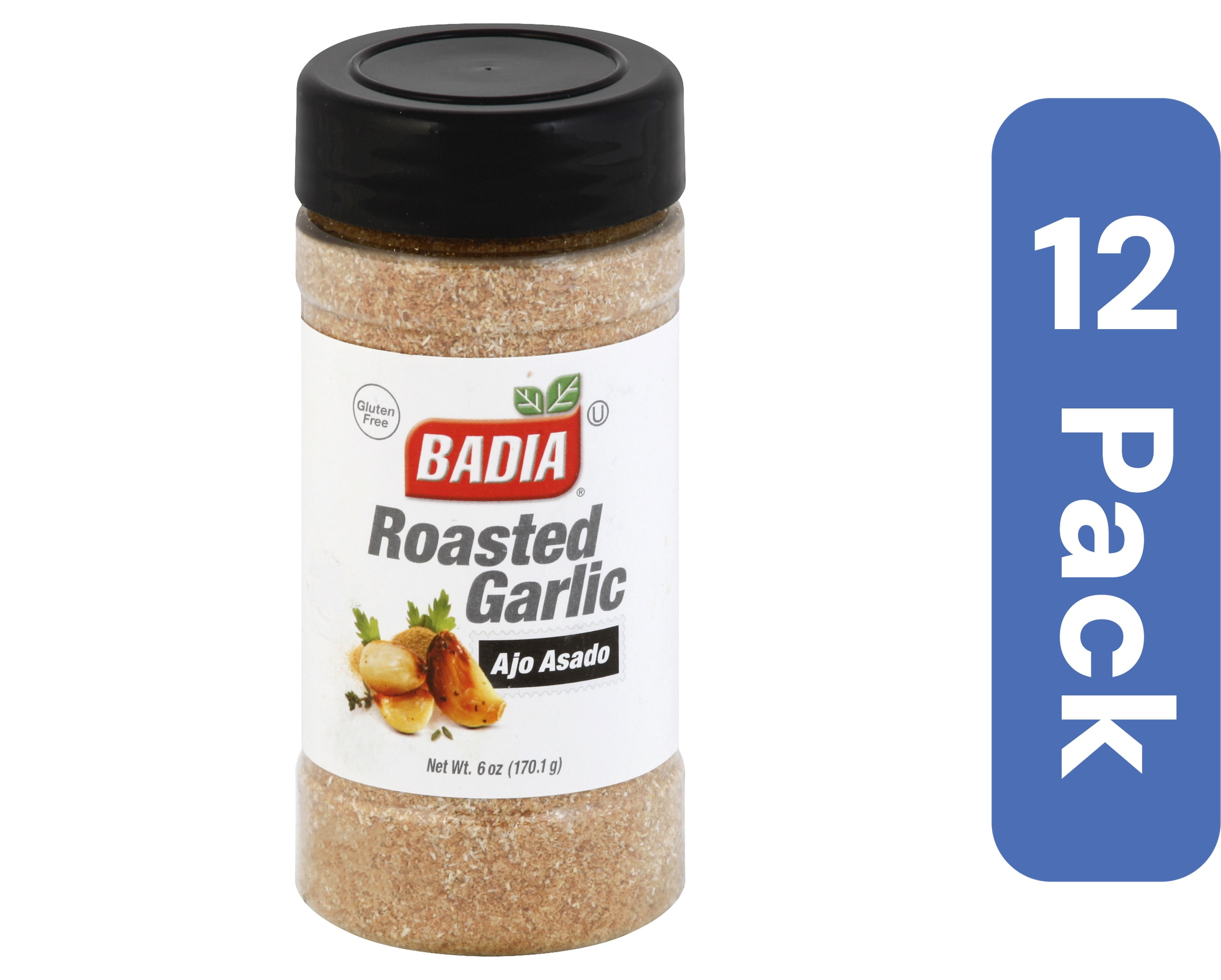 Badia Roasted Garlic 6 oz (Pack Of 12) - Walmart.com