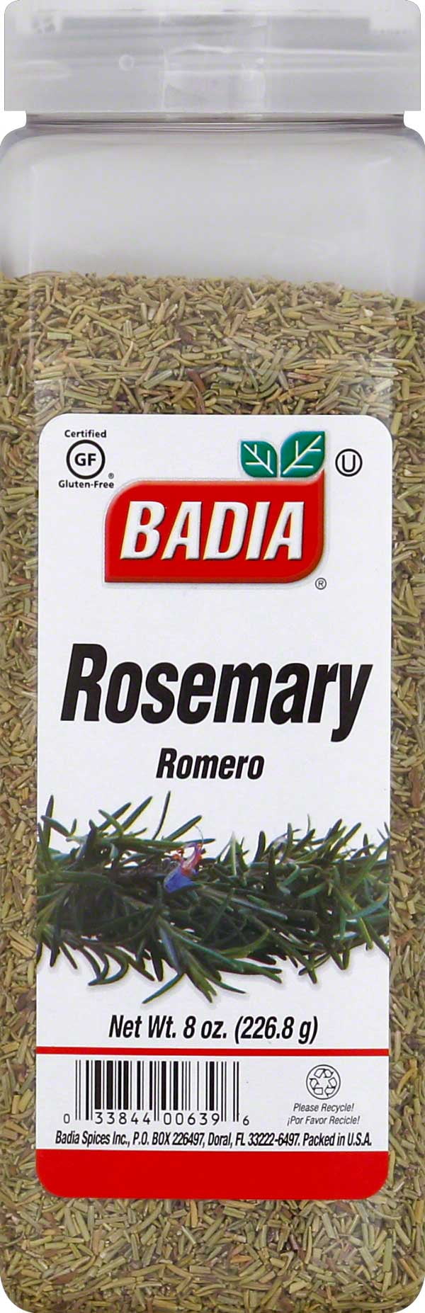 Badia Rosemary Leaves, 8 oz - Case of 6 - Walmart.com