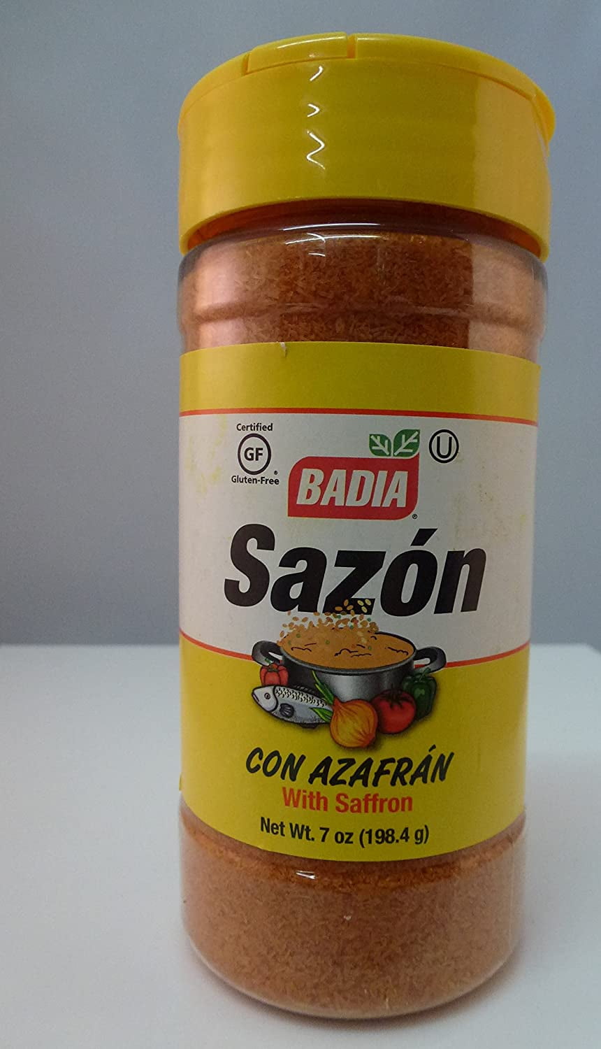 Badia Sazon With Saffron, 7 Oz - Walmart.com