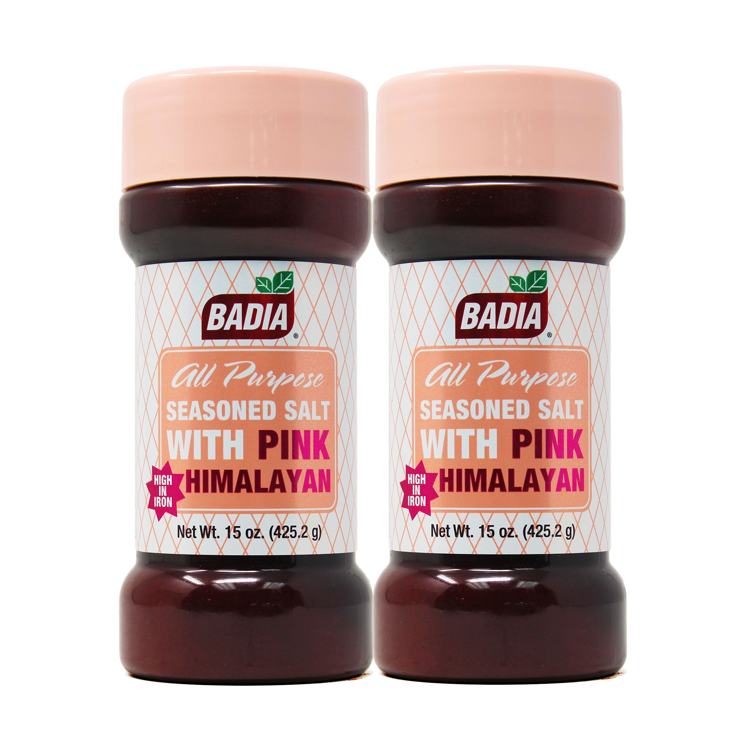 Badia Seasoned Salt with Pink Himalayan Salt, 15 oz - Palatize Pack of ...