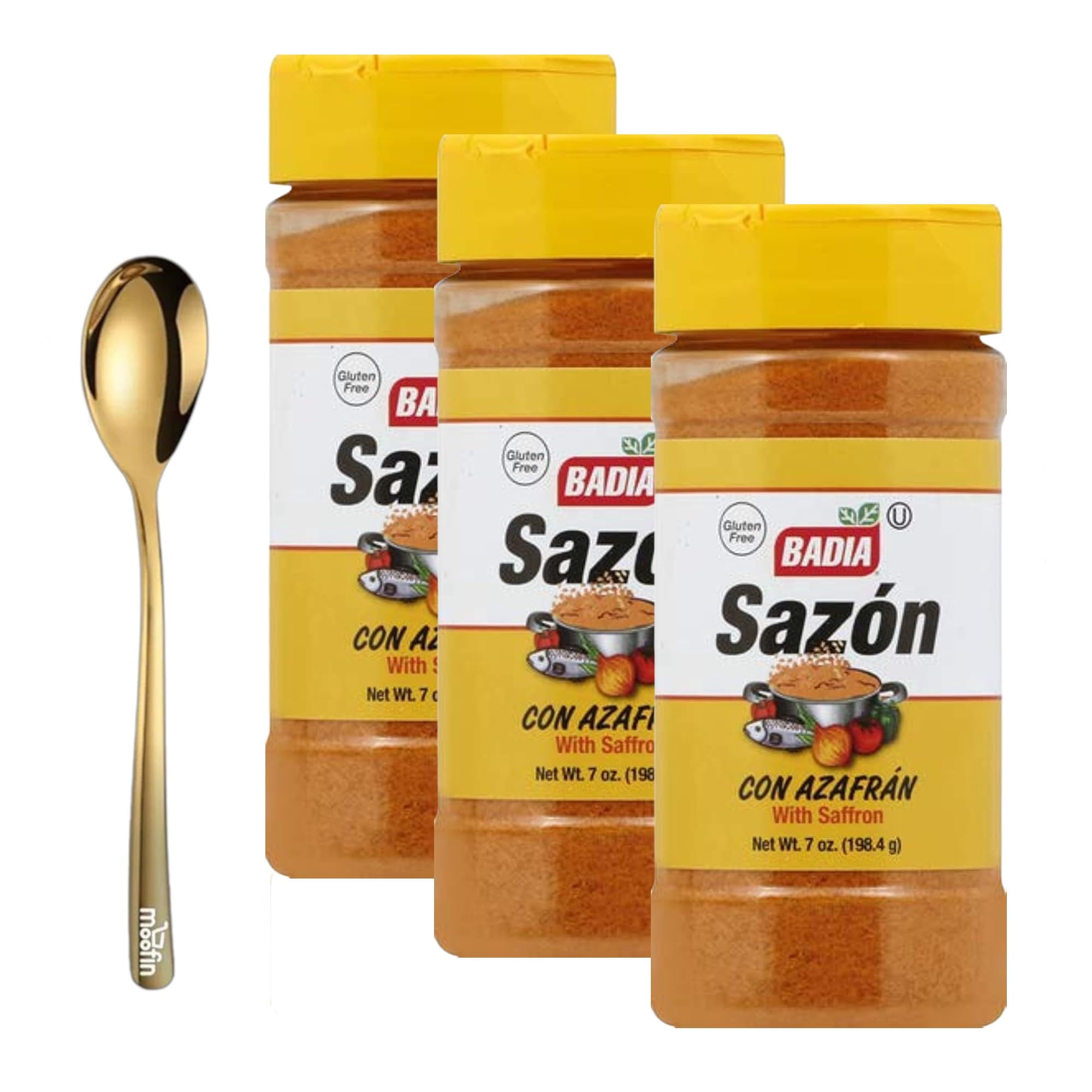 Badia Seasoning, 7 oz - Premium Sazon Seasoning with Saffron Spice ...