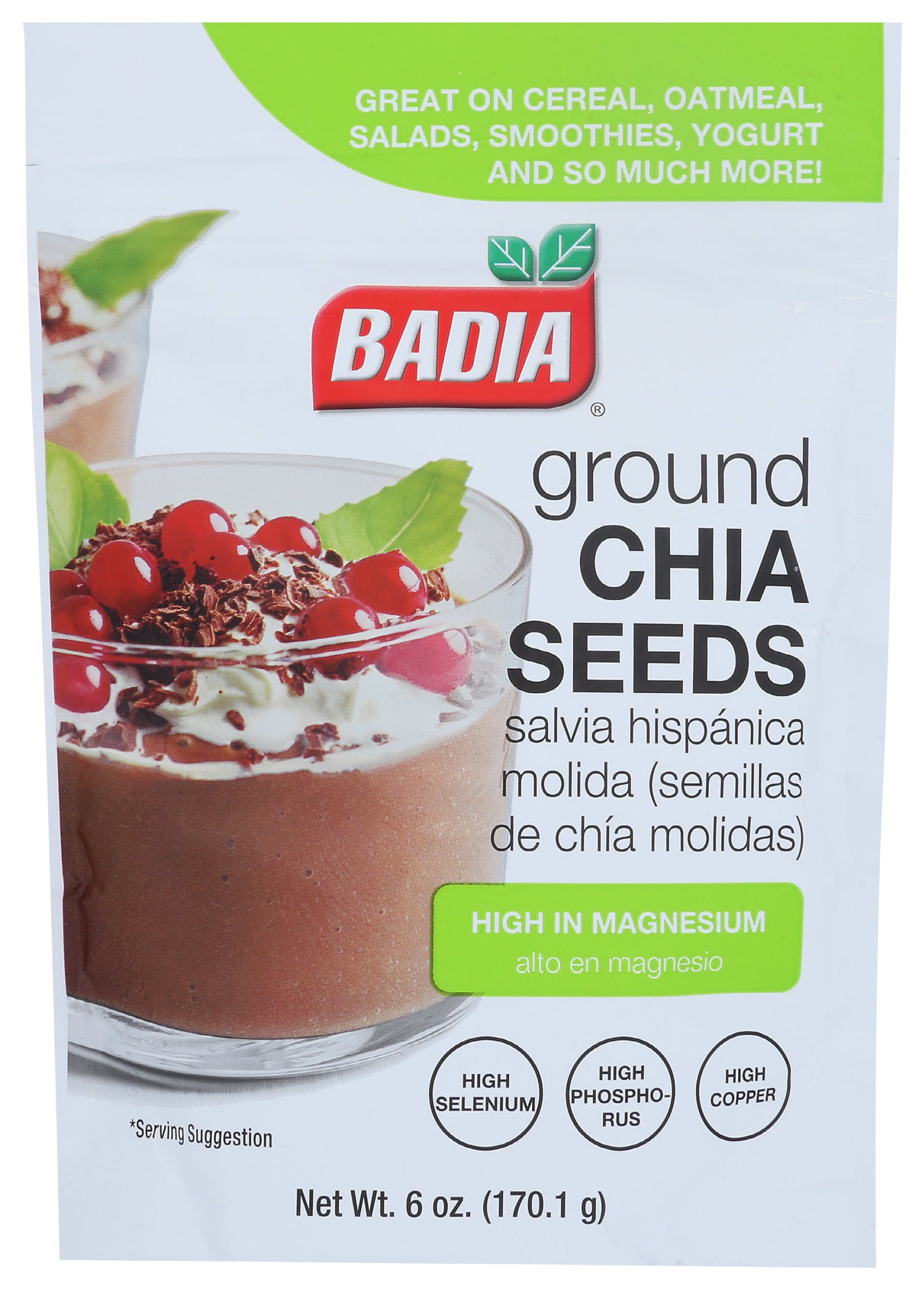 Badia Spice Chia Seed Ground 6 Ounce (Pack Of 8) - Walmart.com