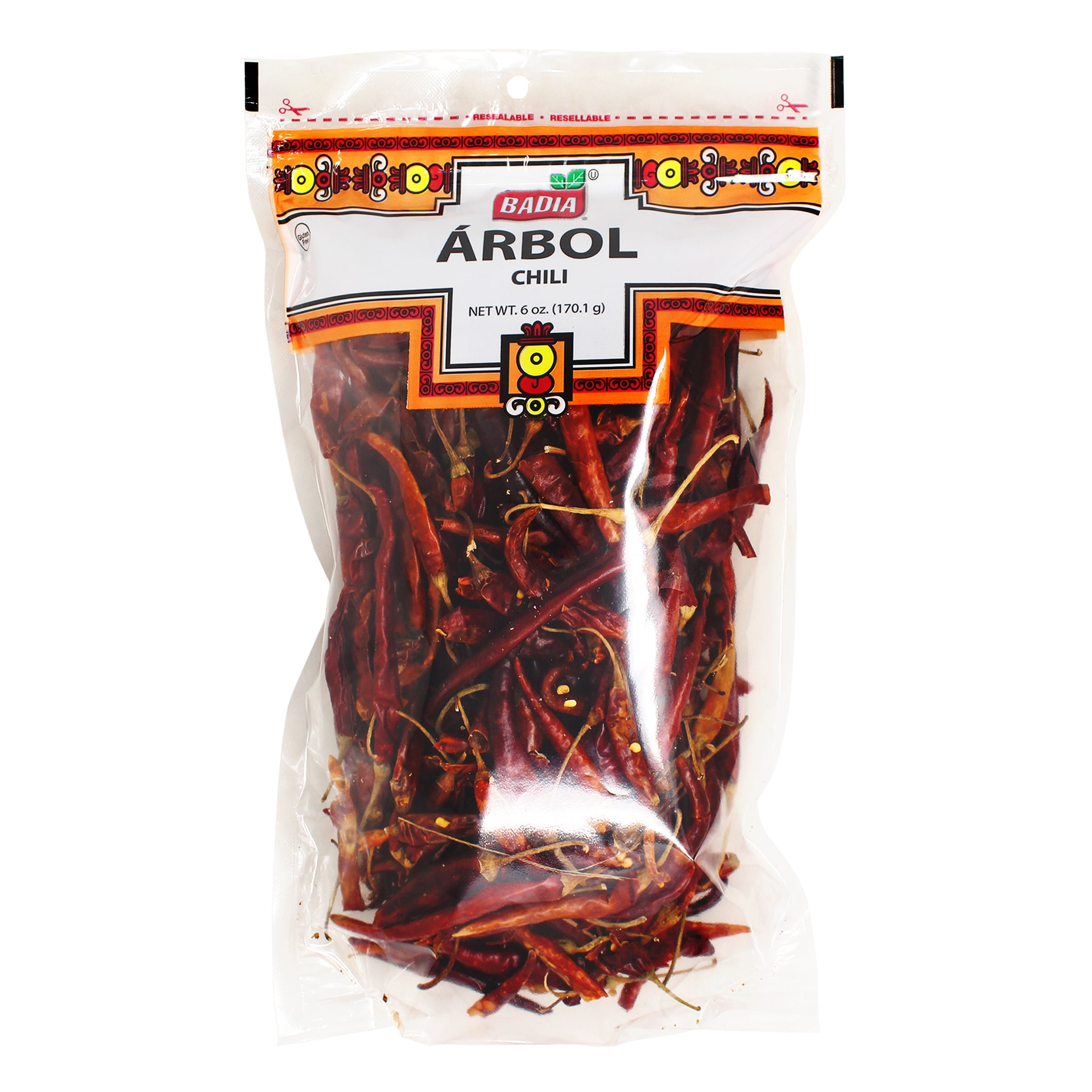 Badia Spices Arbol Chili 6 OZ, Mexican Chile, Spicy, Pack of 12 ...