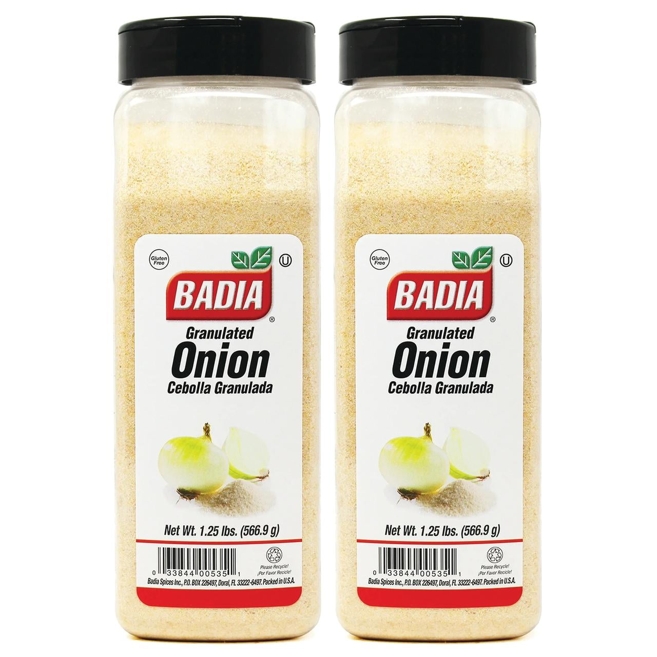 Badia Spices Onion Powder, Granulated Onion, 1.25 Lb, Pack of 2 ...