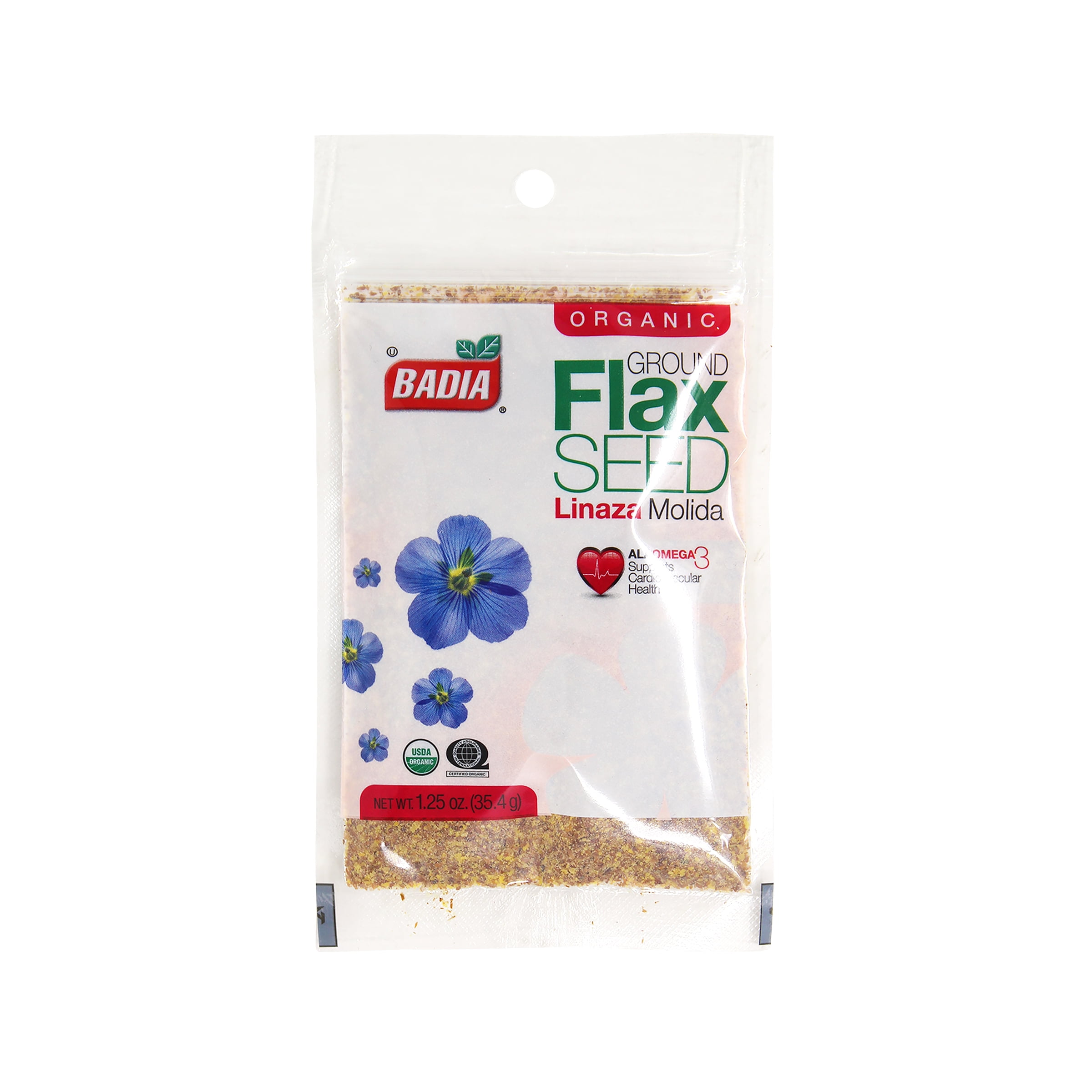 Badia Ground Flaxseed 14 oz - Gluten-Free, Omega-3 Rich Edible Seeds ...