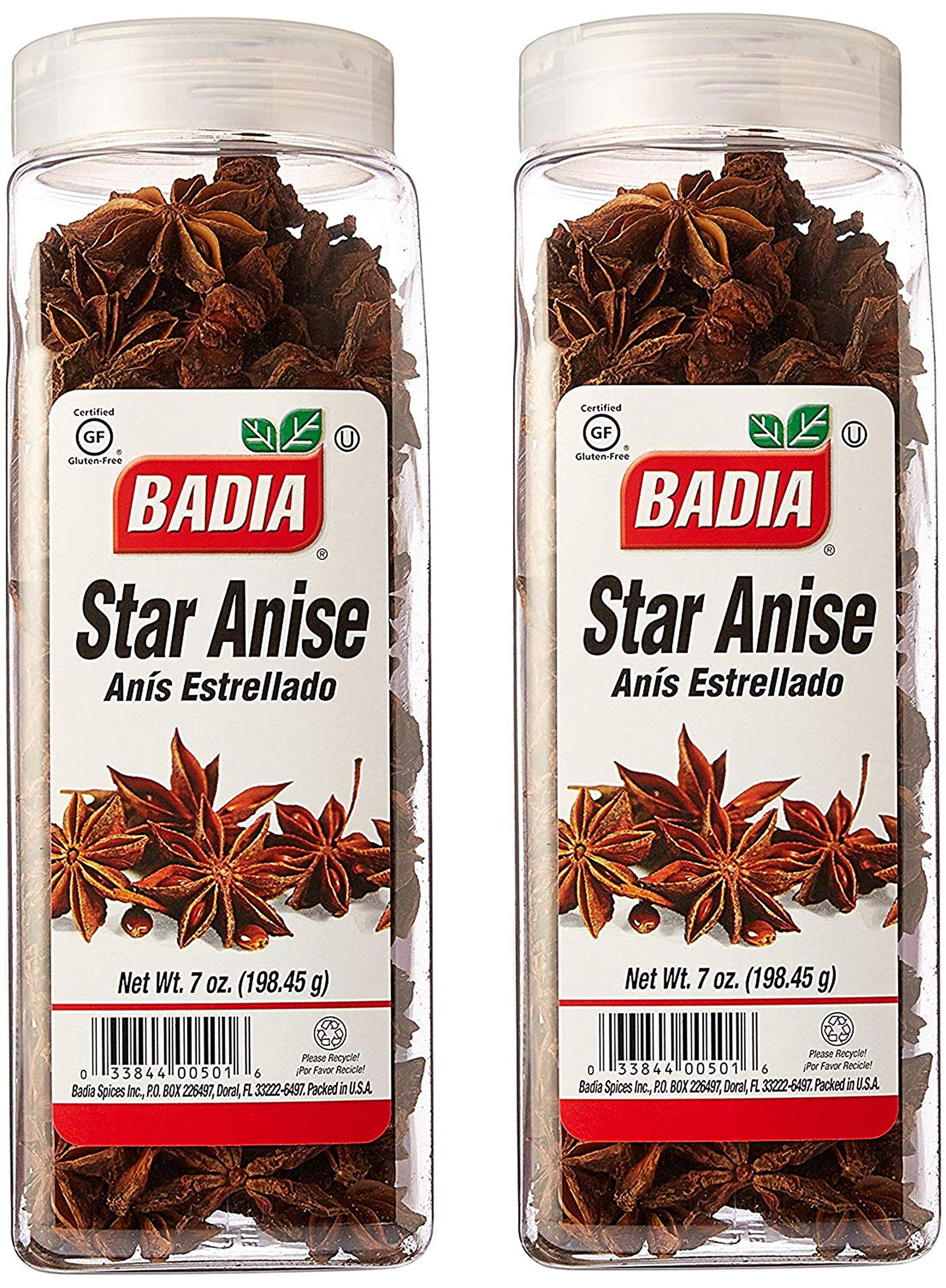 Badia Star Anise. 7 Oz . Large Container. Pack Of 2 - Walmart.com