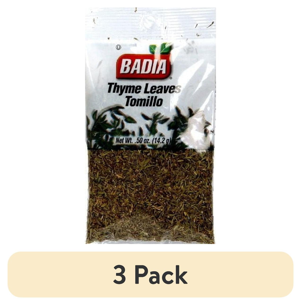 (3 pack) Badia Thyme Leaves, Bottle - Walmart.com