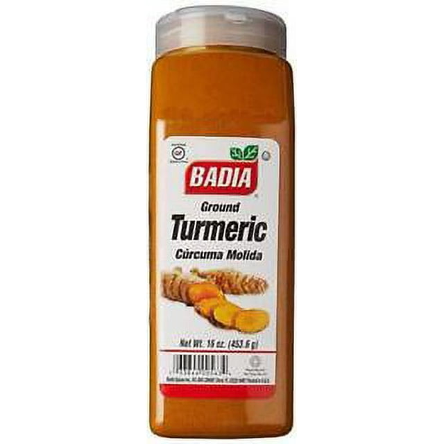 Badia Turmeric ground 16 oz Curcuma Molida GF Kosher - Walmart.com