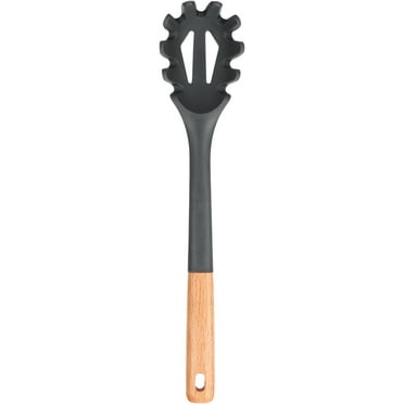 Wood Spaghetti And Pasta Server Large Wooden Spaghetti Spoon Server ...