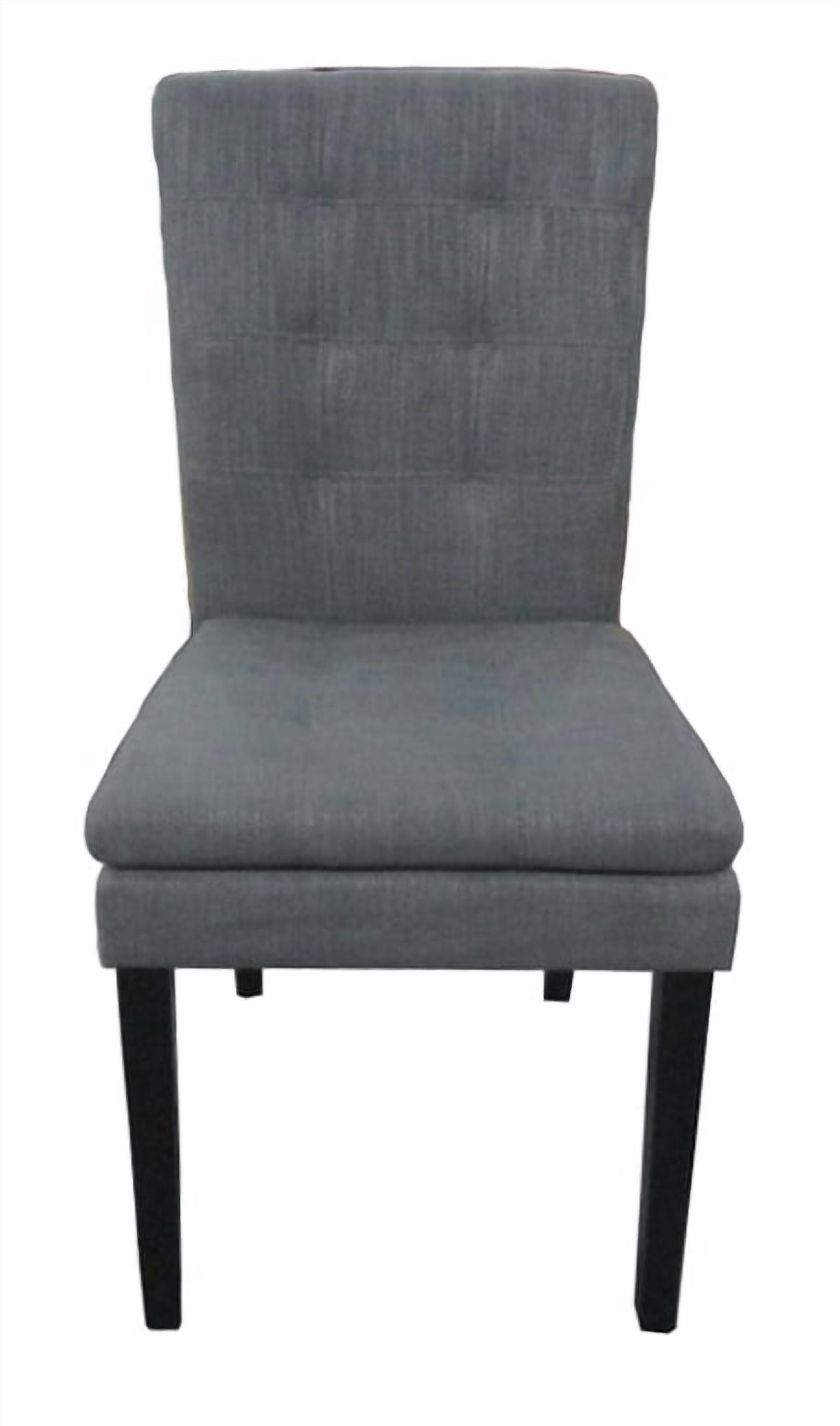 Badin Kd Dining Chair,Charcoal Fabric Furniture Dining Seating for ...