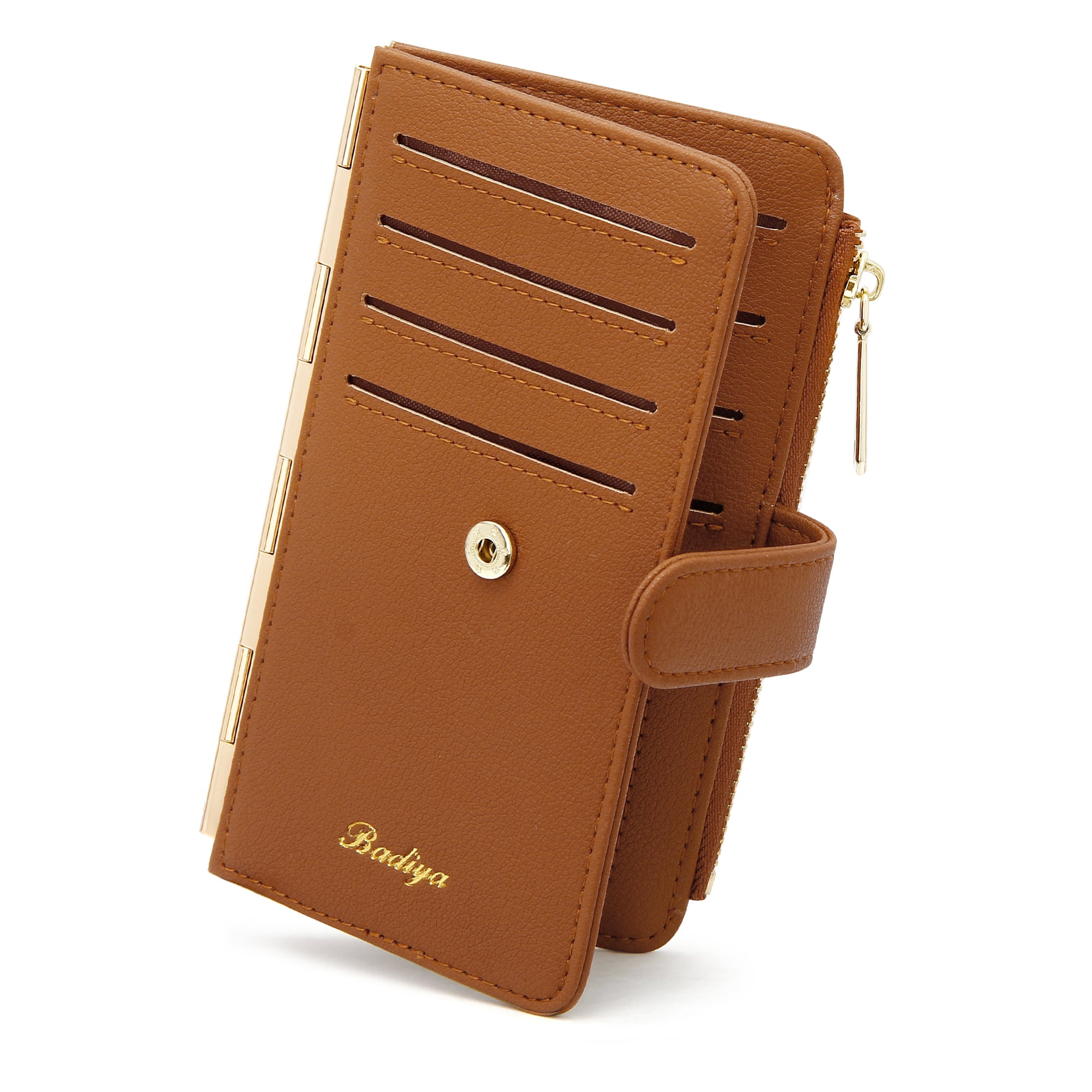 Badiya Credit Card Holder for Women RFID Blocking Slim Wallet Bifold ...