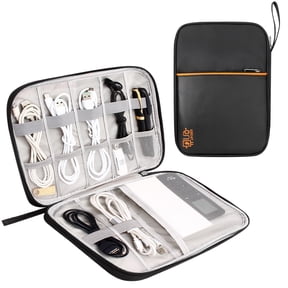 Badiya Travel Cord Organizer Case and Electronic Organizer Small Cable ...