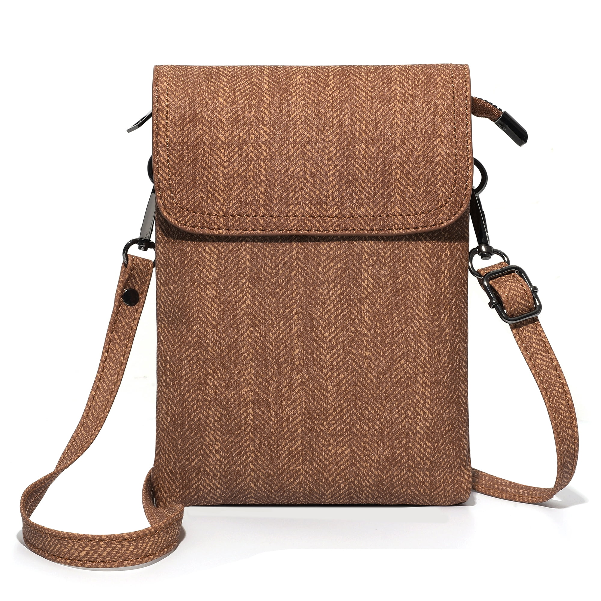 Badiya Leather Small Crossbody Bags For Women Designer Cell Phone Bag ...