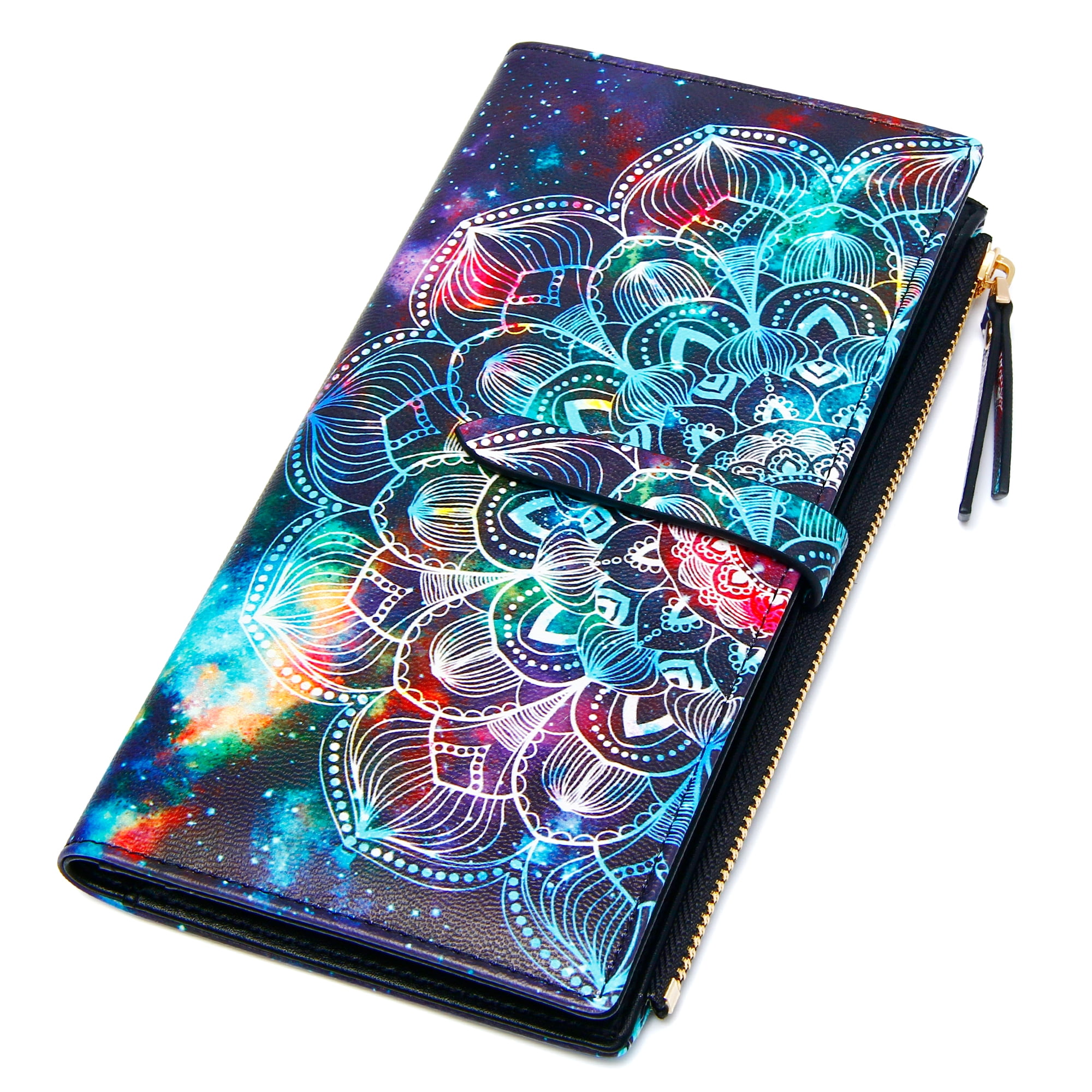 Badiya Ultra Slim Wallet Credit Card Holder Thin Bifold Clutch Wallets ...