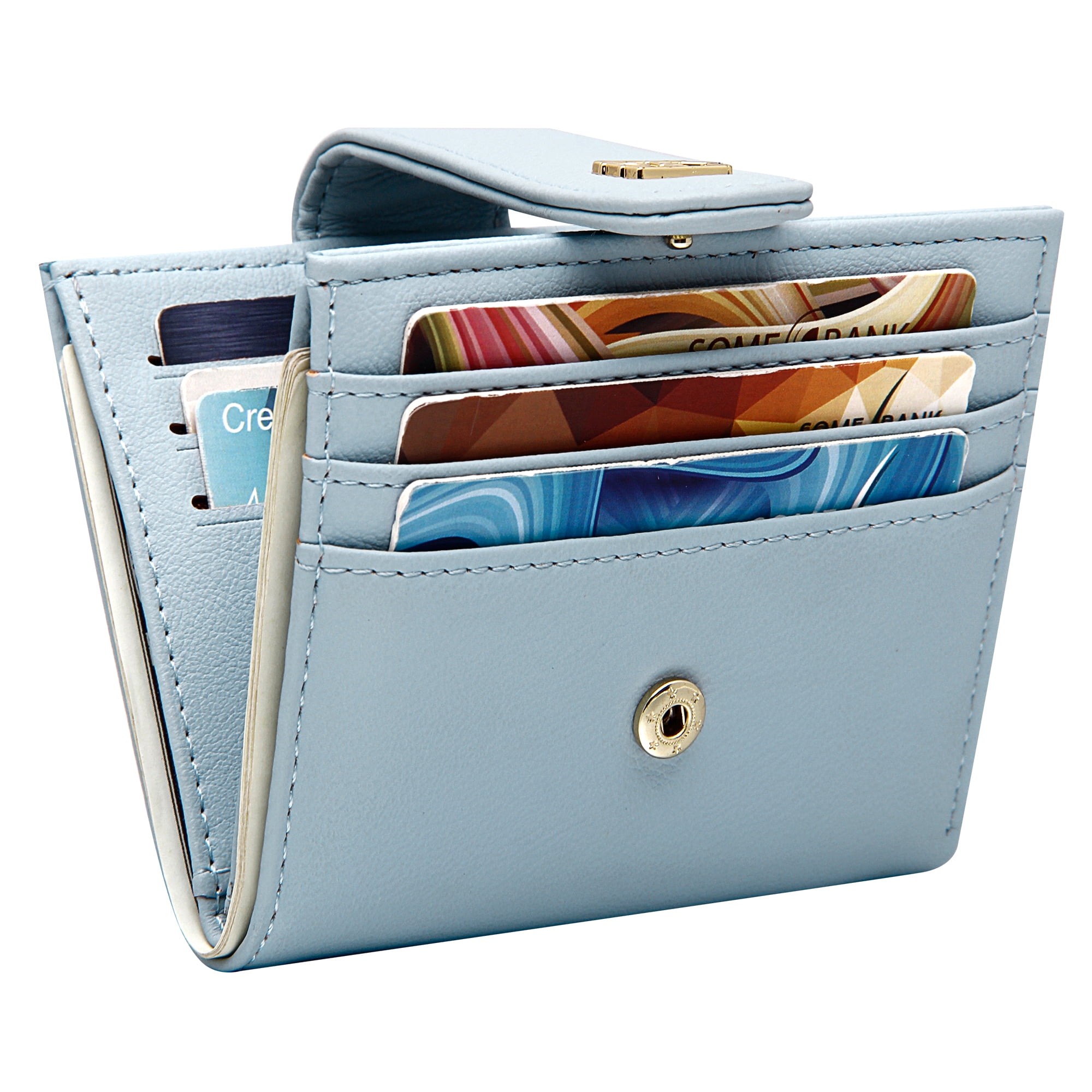 Badiya Women Small Wallets And Women Slim Bifold Credit Card Holder ...