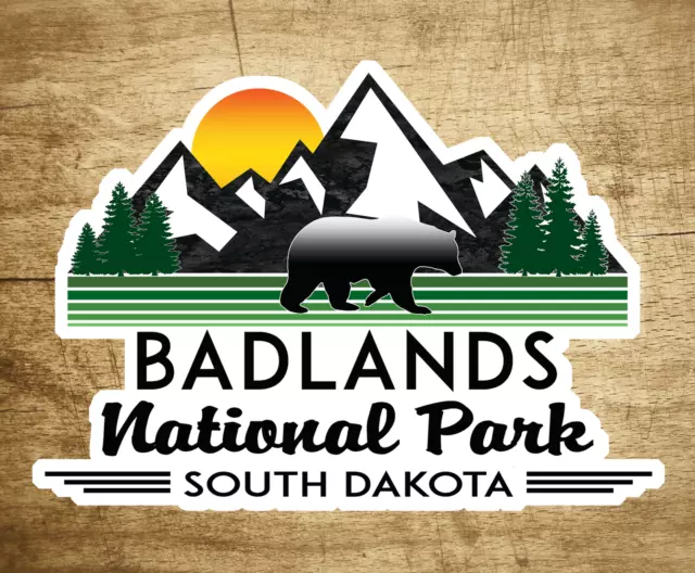 Badlands National Park South Dakota Decal Sticker Mountains Phone Decal ...