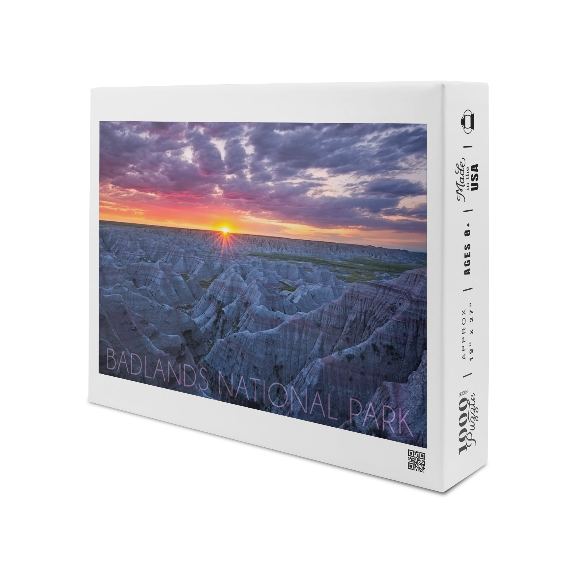 Badlands National Park, South Dakota, Purple Sunrise (1000 Piece Puzzle ...