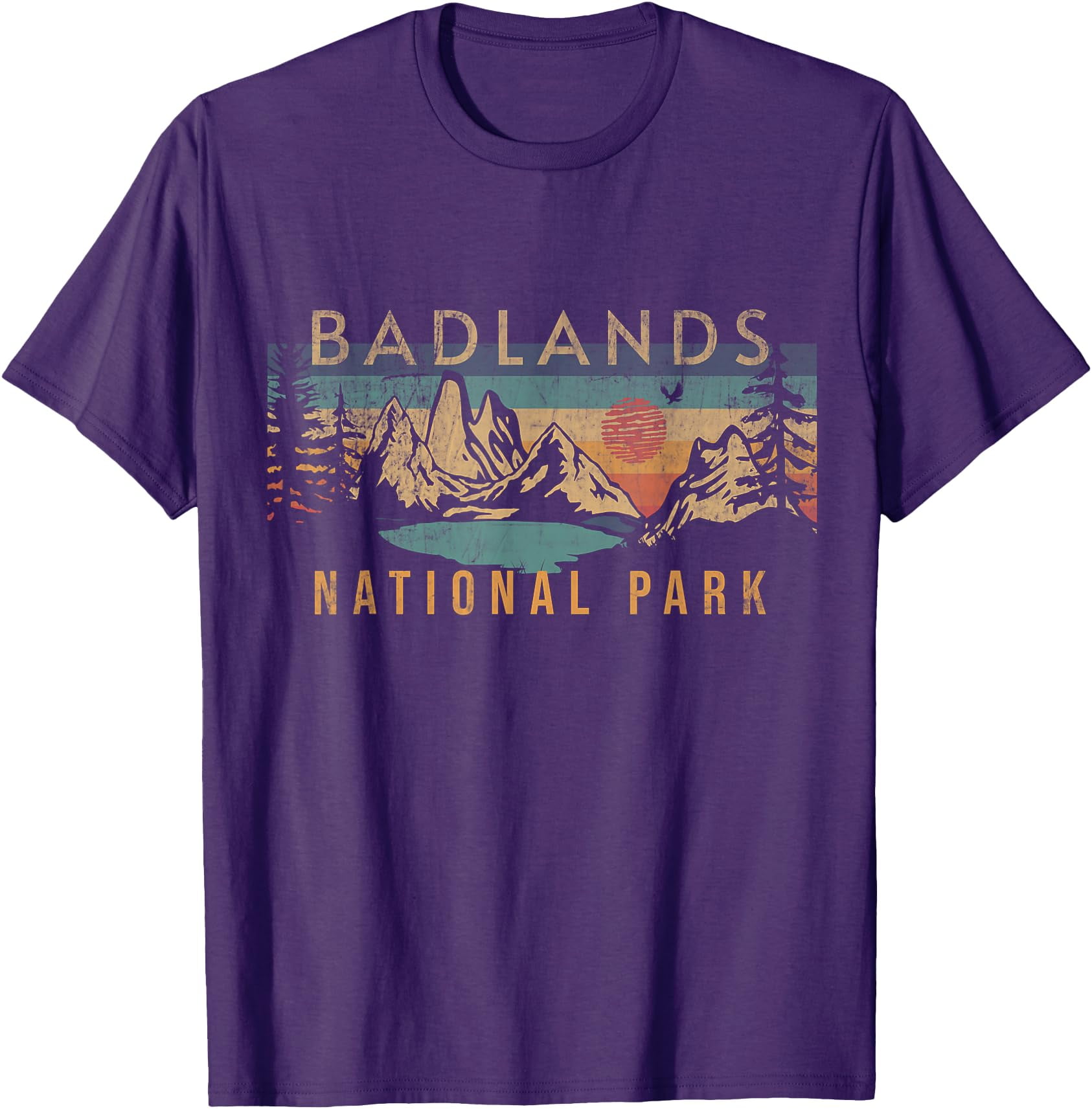 Badlands National Park South Dakota USA Outdoor Unisex T-Shirt for Men ...