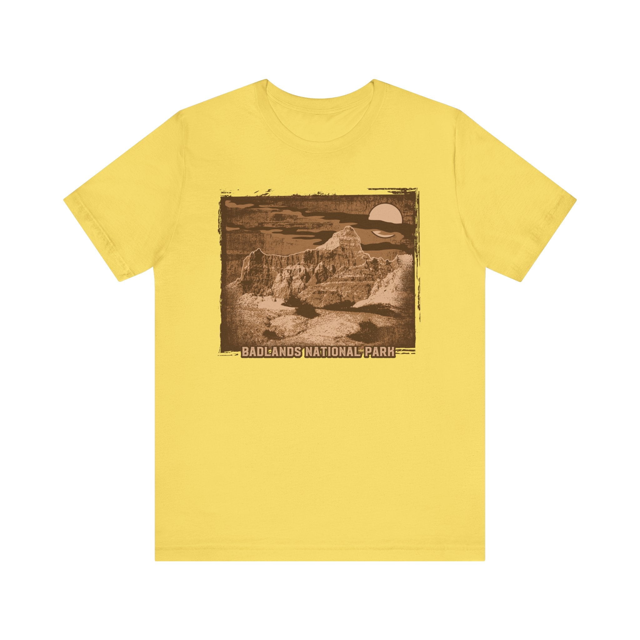 Badlands Retro Poster Graphic Design Tee, Badlands Shirt, Vintage Tees, Art Design T-Shirt ...