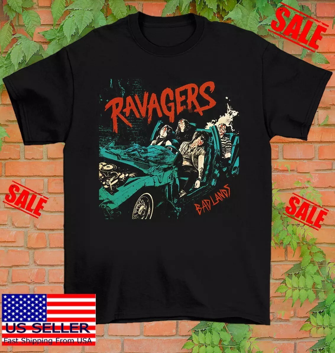 Badlands band Ravagers Album Cotton Unisex T-Shirt S To 5XL - Walmart.com
